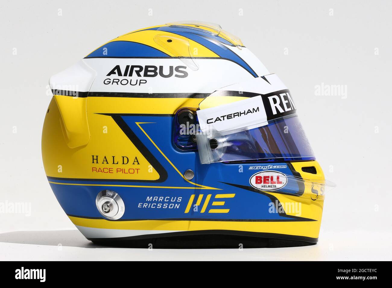 The helmet of Marcus Ericsson (SWE) Caterham. Australian Grand Prix ...
