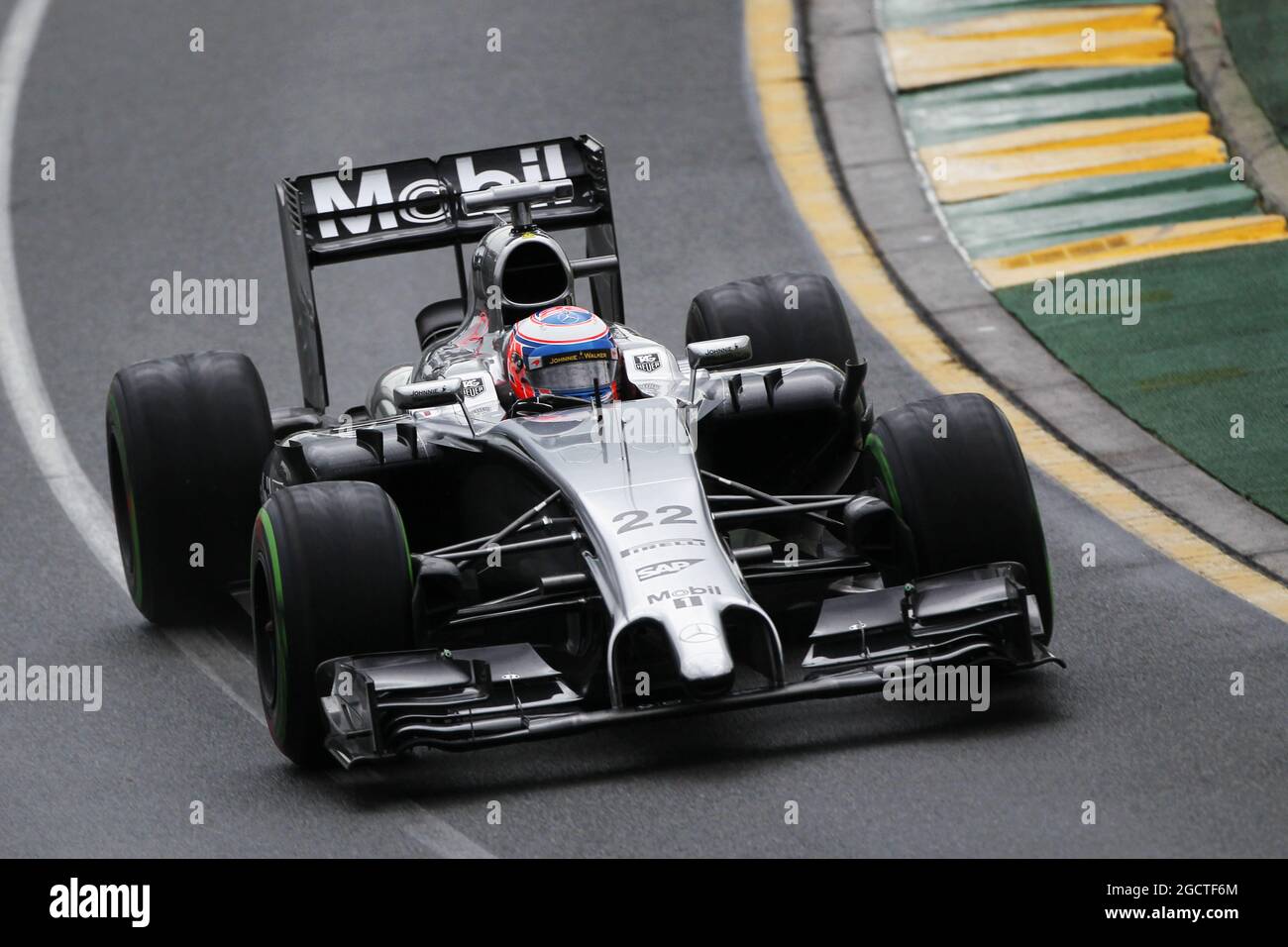 Jenson Button (GBR) McLaren MP4-29. Australian Grand Prix, Saturday ...
