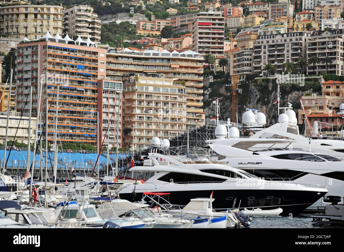 Boats in the scenic Monaco Harbour. Monaco Grand Prix, Thursday 22nd ...