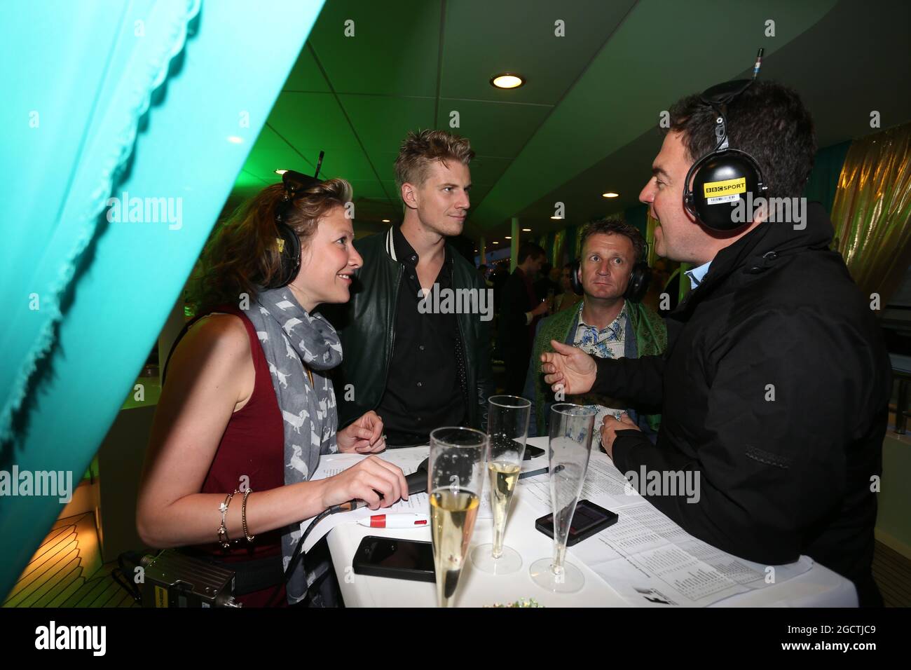 Journalist bbc radio 5 live commentator at signature monaco party hi ...