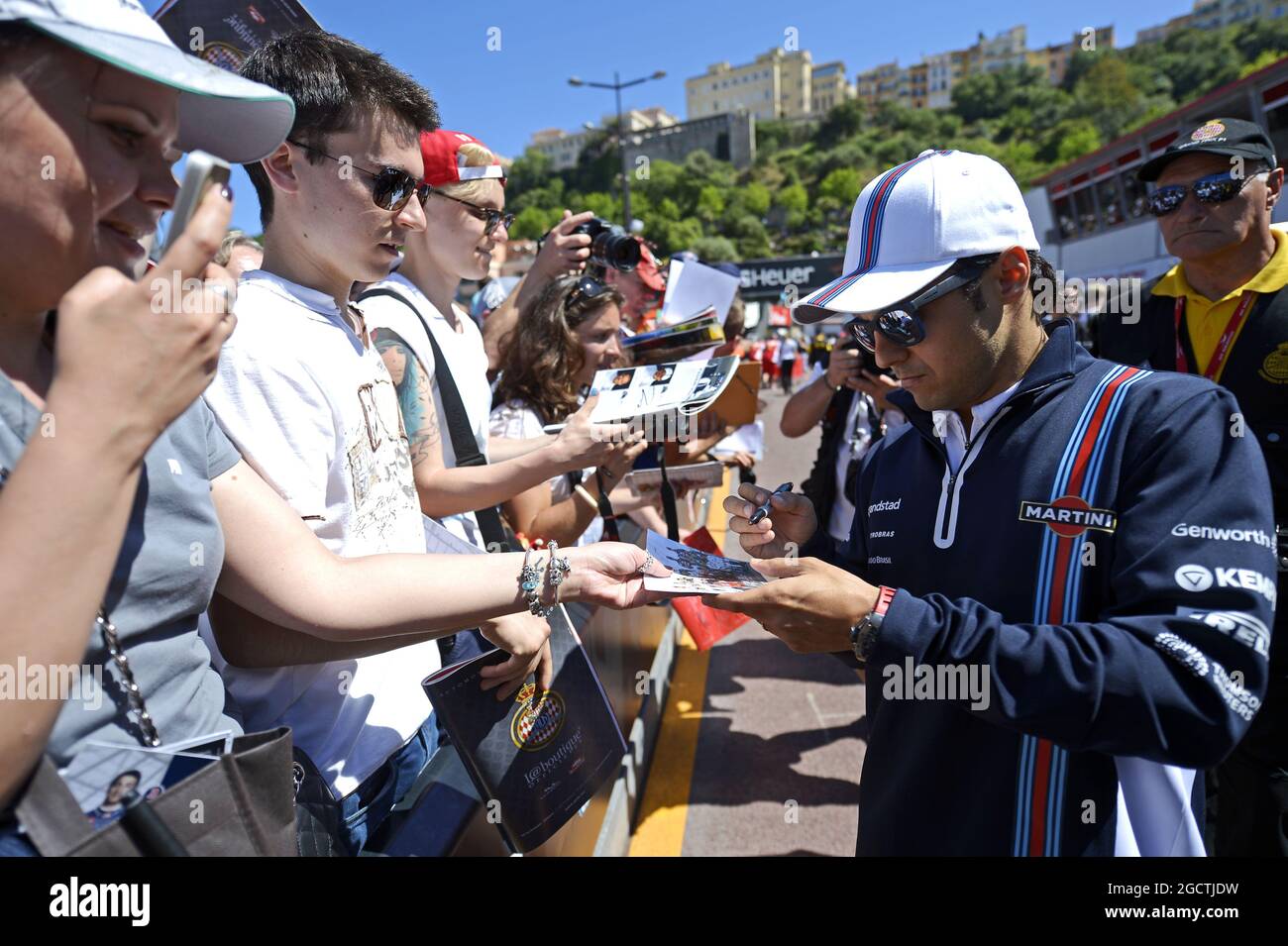 Felipe Massa (BRA) Williams signs autographs for the fans. Monaco Grand ...