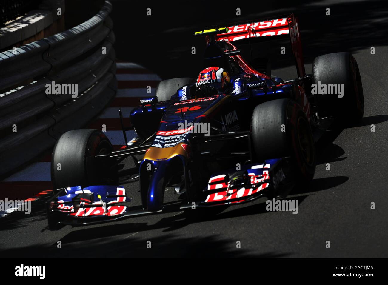 Daniil Kvyat (RUS) Scuderia Toro Rosso STR9. Monaco Grand Prix, Saturday 24th May 2014. Monte ...