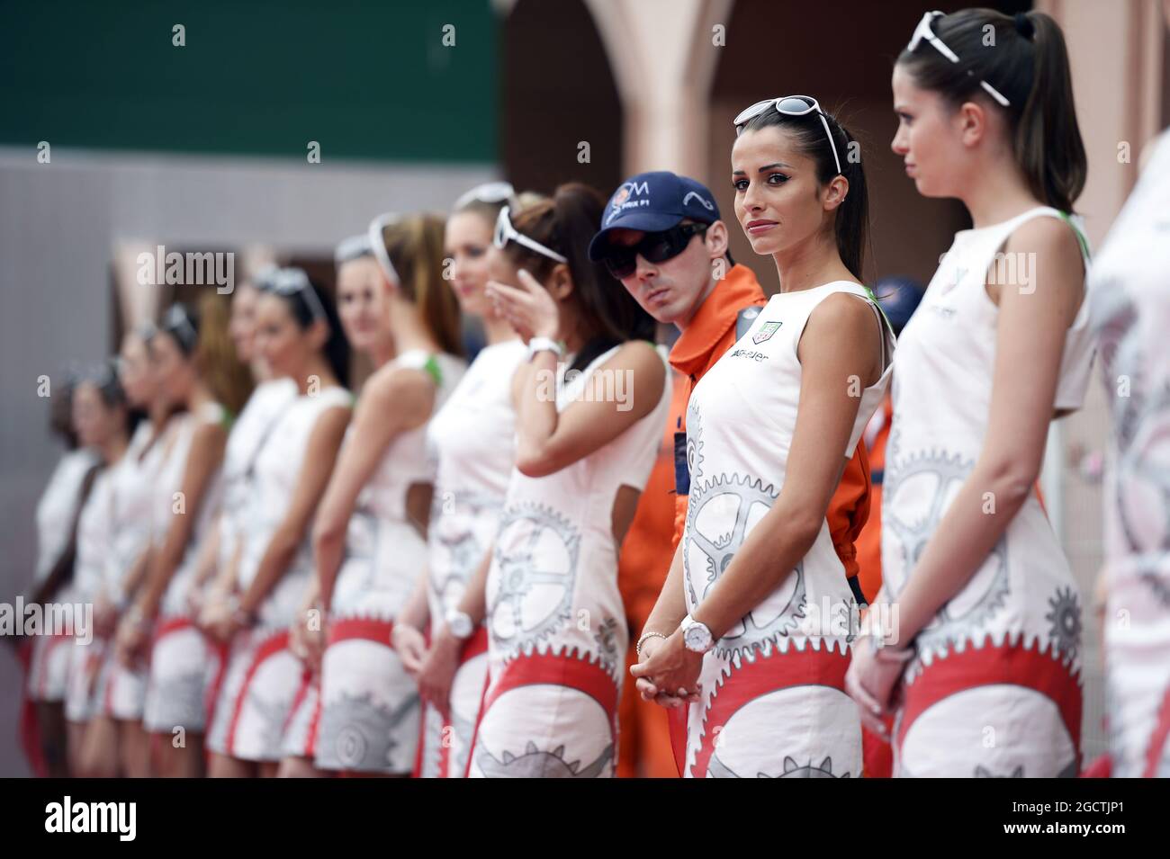 Grid girls. Monaco Grand Prix, Sunday 25th May 2014. Monte Carlo ...