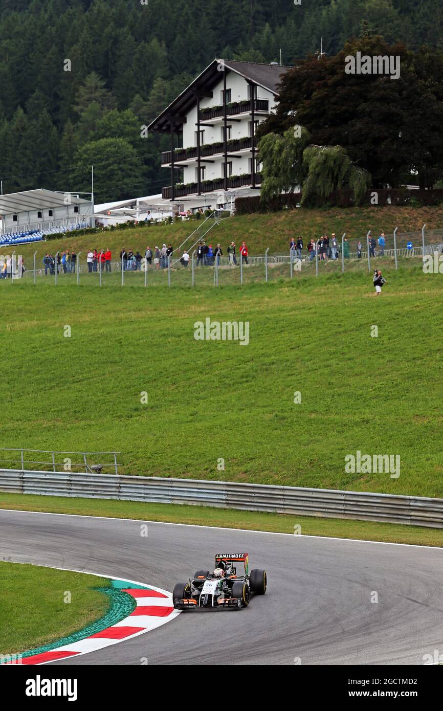 Nico Hulkenberg (GER) Sahara Force India F1 VJM07. Austrian Grand Prix ...