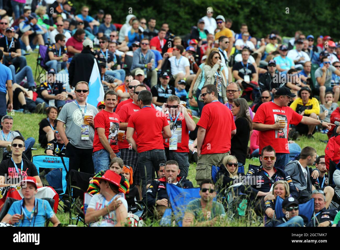 Fans. Austrian Grand Prix, Saturday 21st June 2014. Spielberg, Austria ...