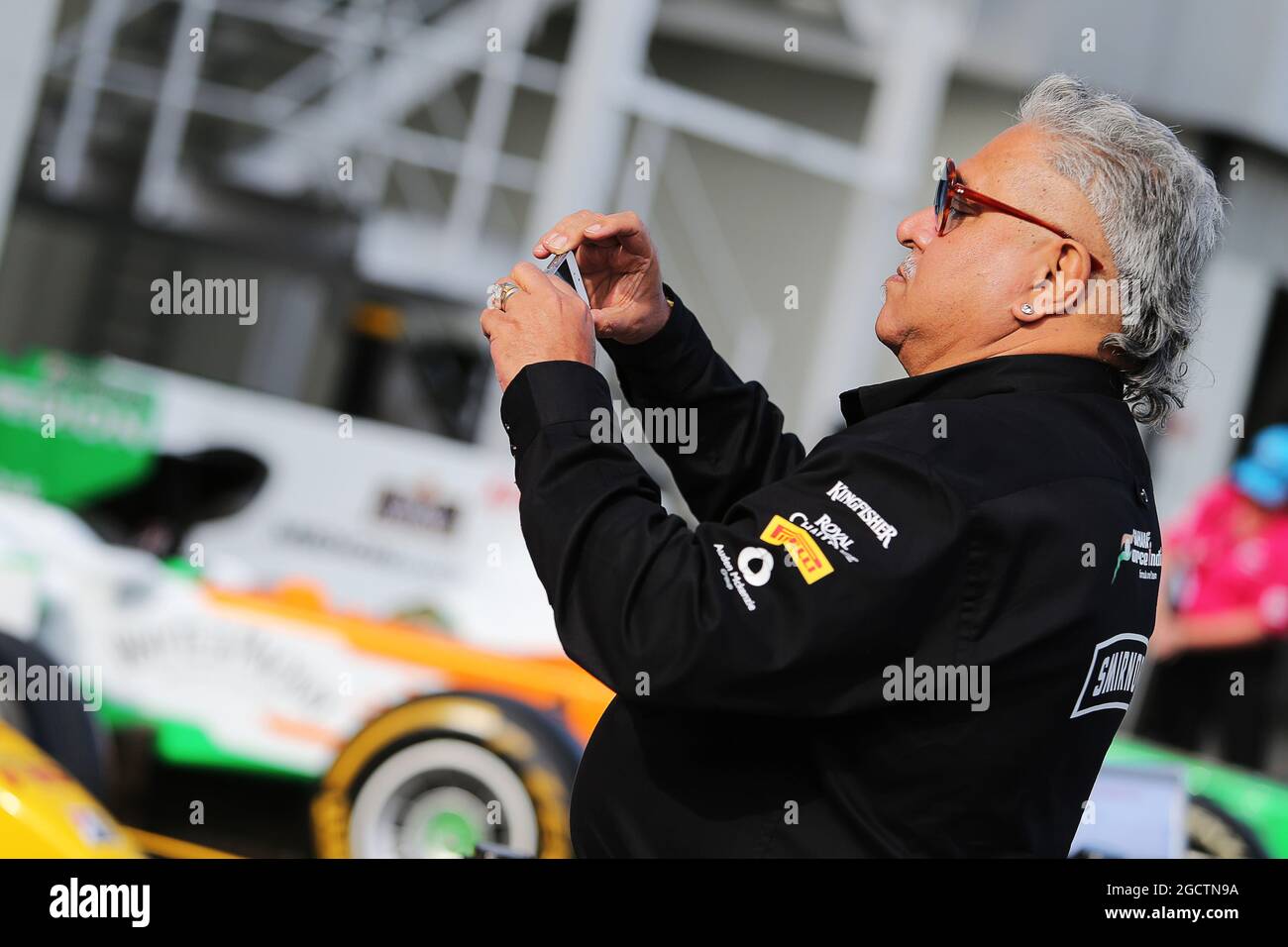 Dr. Vijay Mallya (IND) Sahara Force India F1 Team Owner with a ...