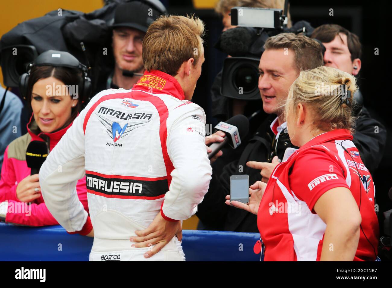 Marussia f1 team craig slater hi-res stock photography and images - Alamy