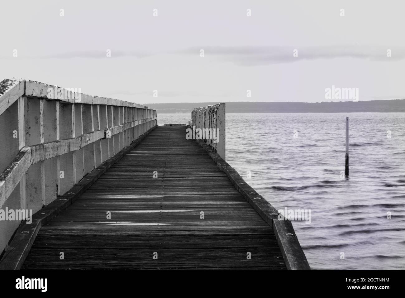 Pier on the water Stock Photo - Alamy