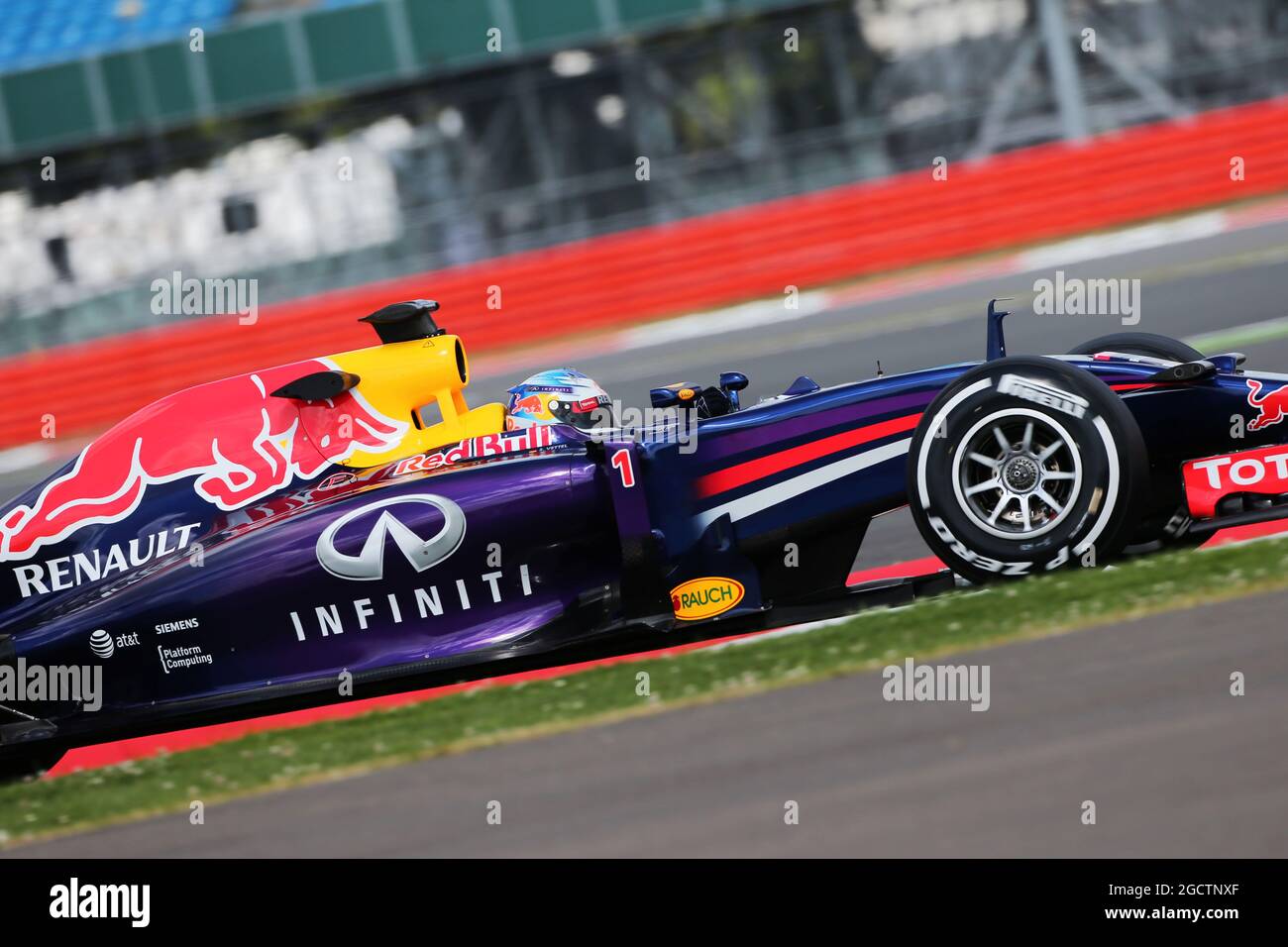 Sebastian Vettel (GER) Red Bull Racing RB10. Formula One Testing ...