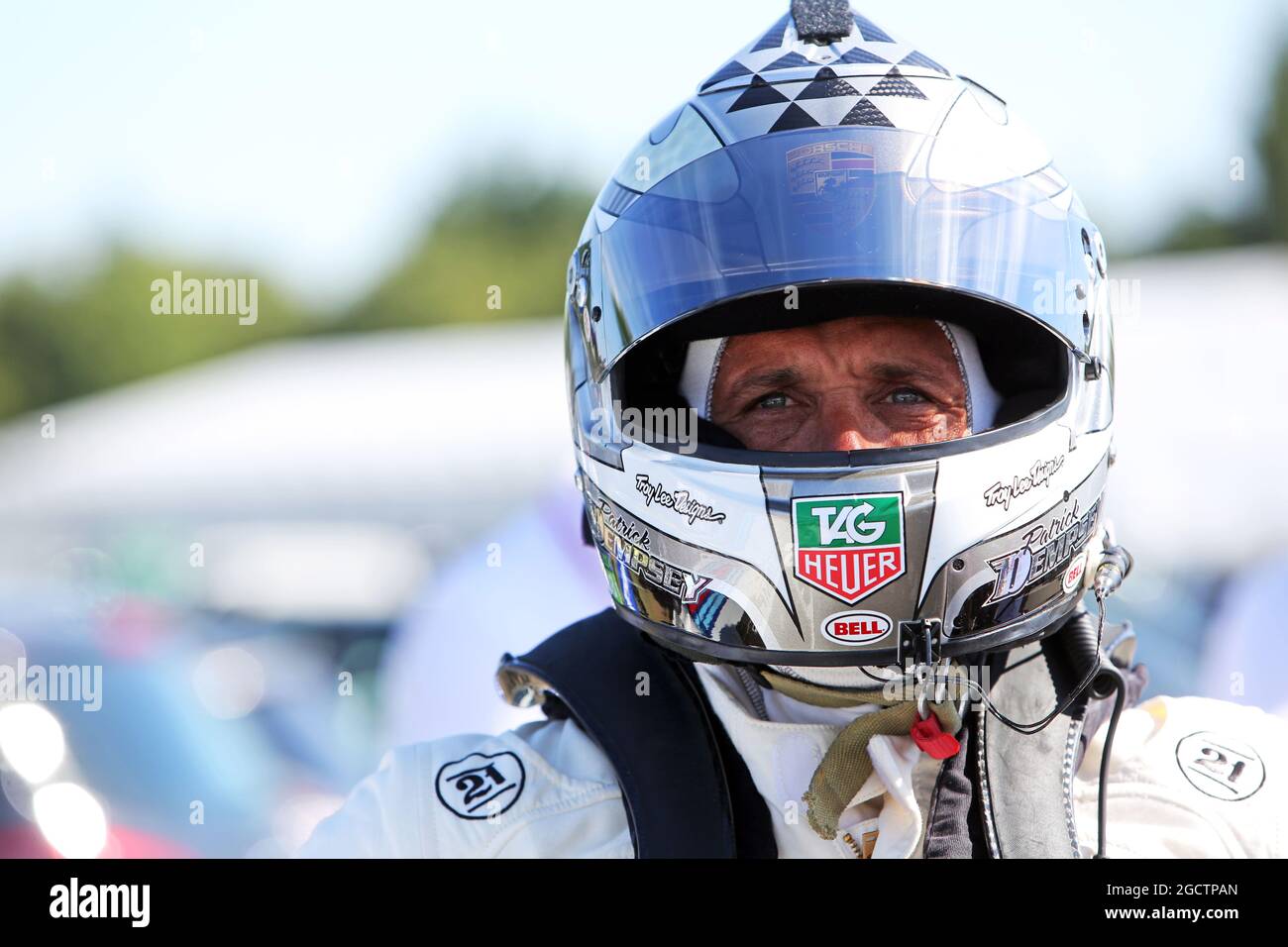 Patrick Dempsey (USA) Actor, competing in the Porsche Supercup race ...