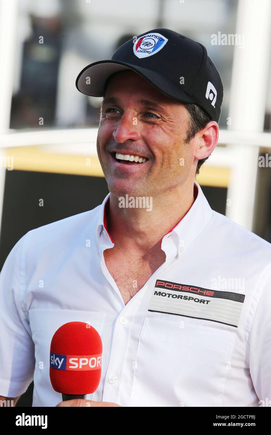 Patrick Dempsey (USA) Actor, who is competing in the Porsche Supercup ...