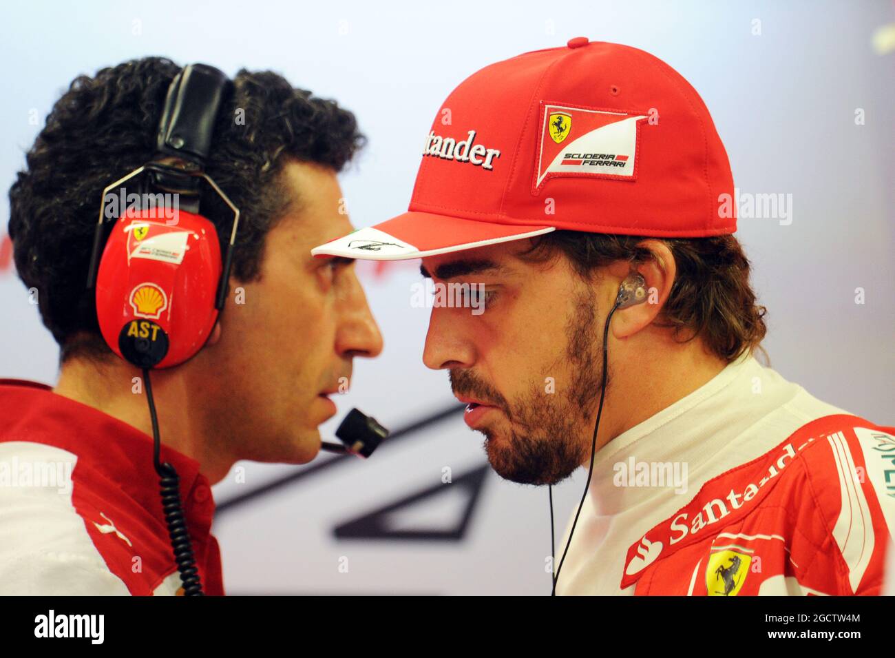 Ferrari race engineer fernando alonso hi-res stock photography and ...