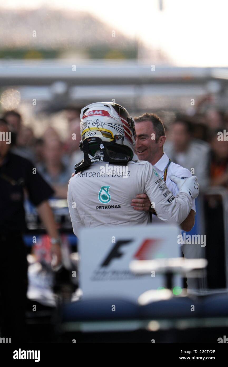 Mercedes amg f1 celebrates in parc ferme paddy lowe hi-res stock ...