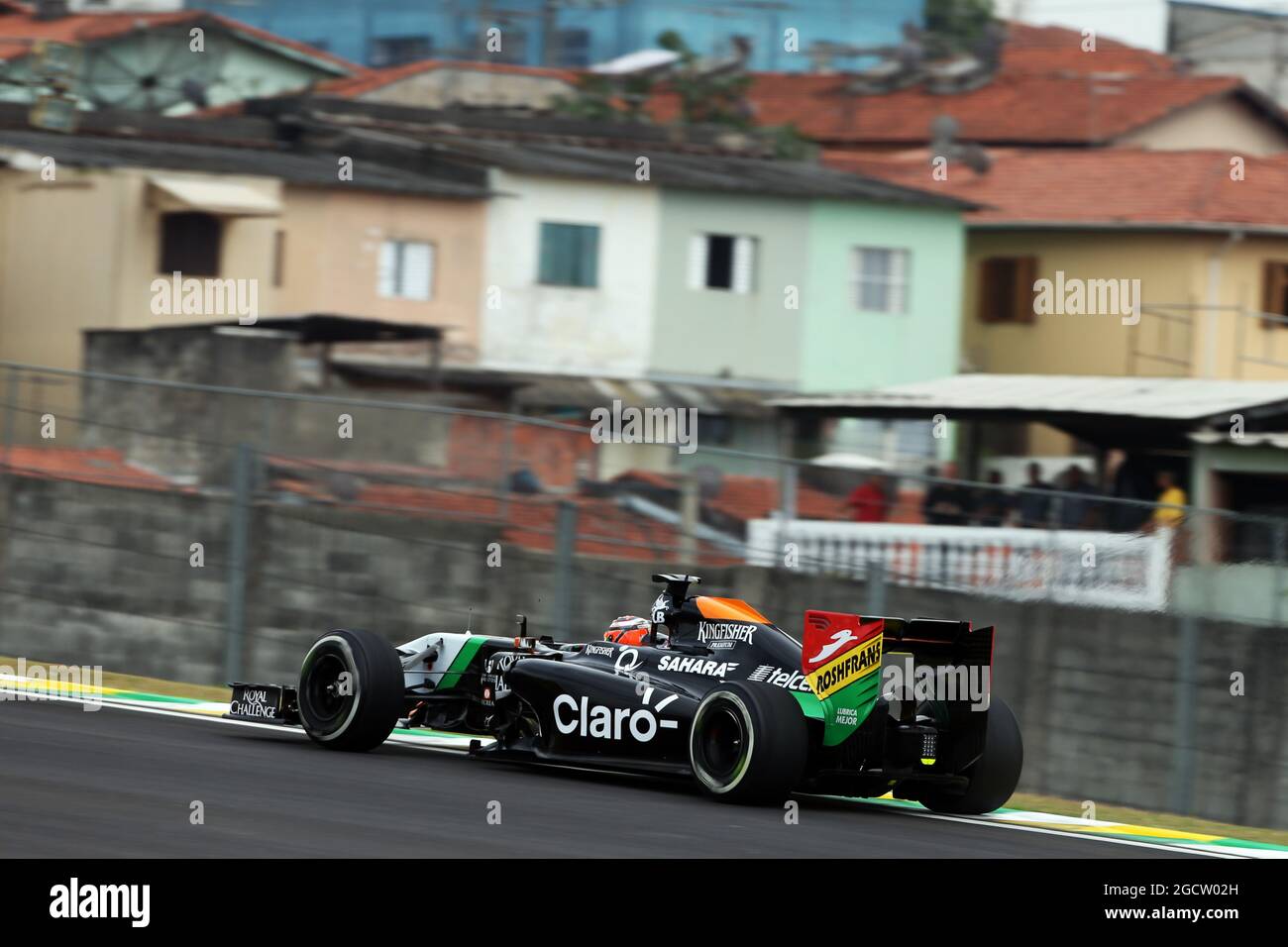 Nico Hulkenberg (GER) Sahara Force India F1 VJM07. Brazilian Grand Prix ...