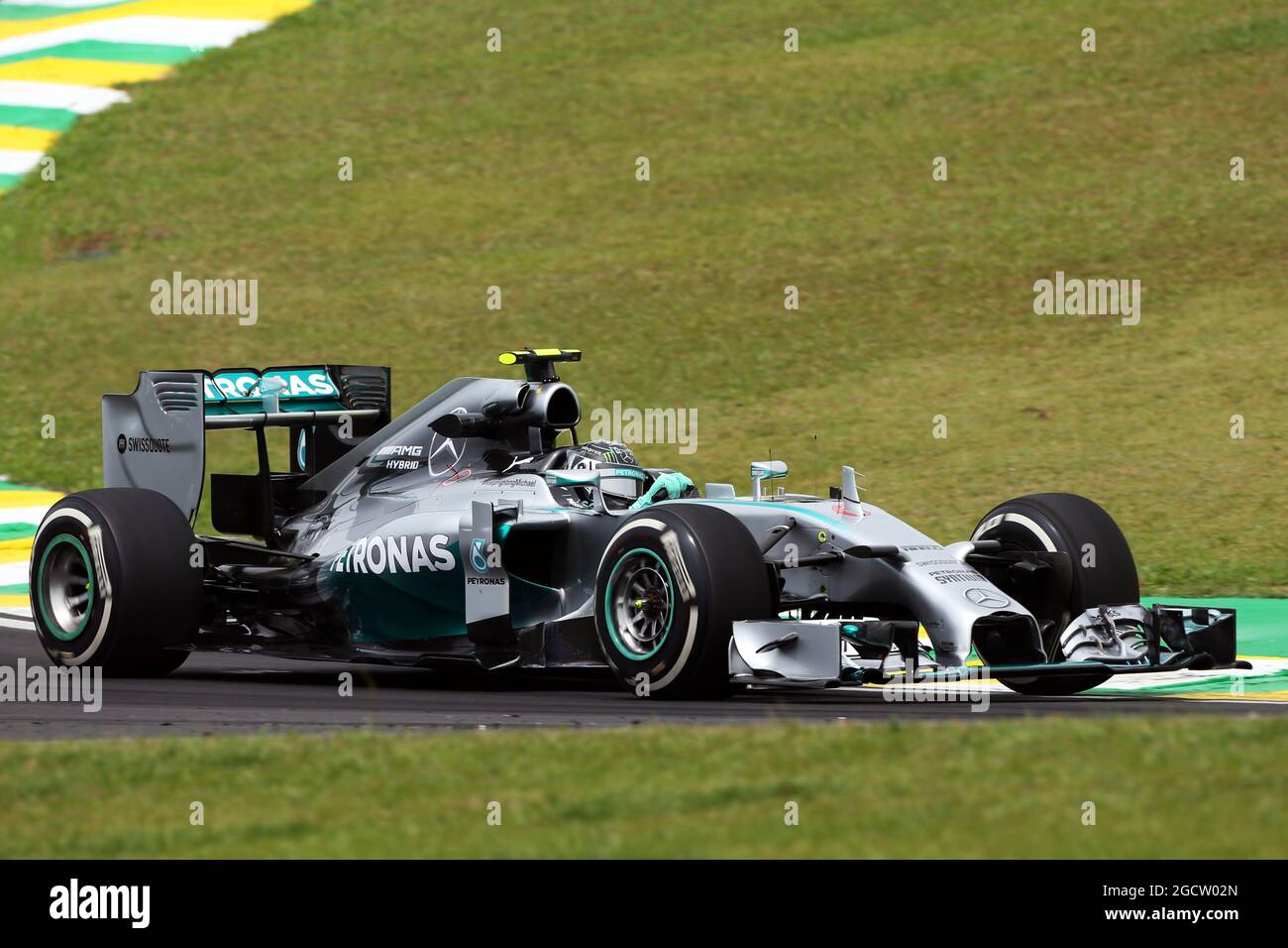 Nico Rosberg (GER) Mercedes AMG F1 W05. Brazilian Grand Prix, Friday ...