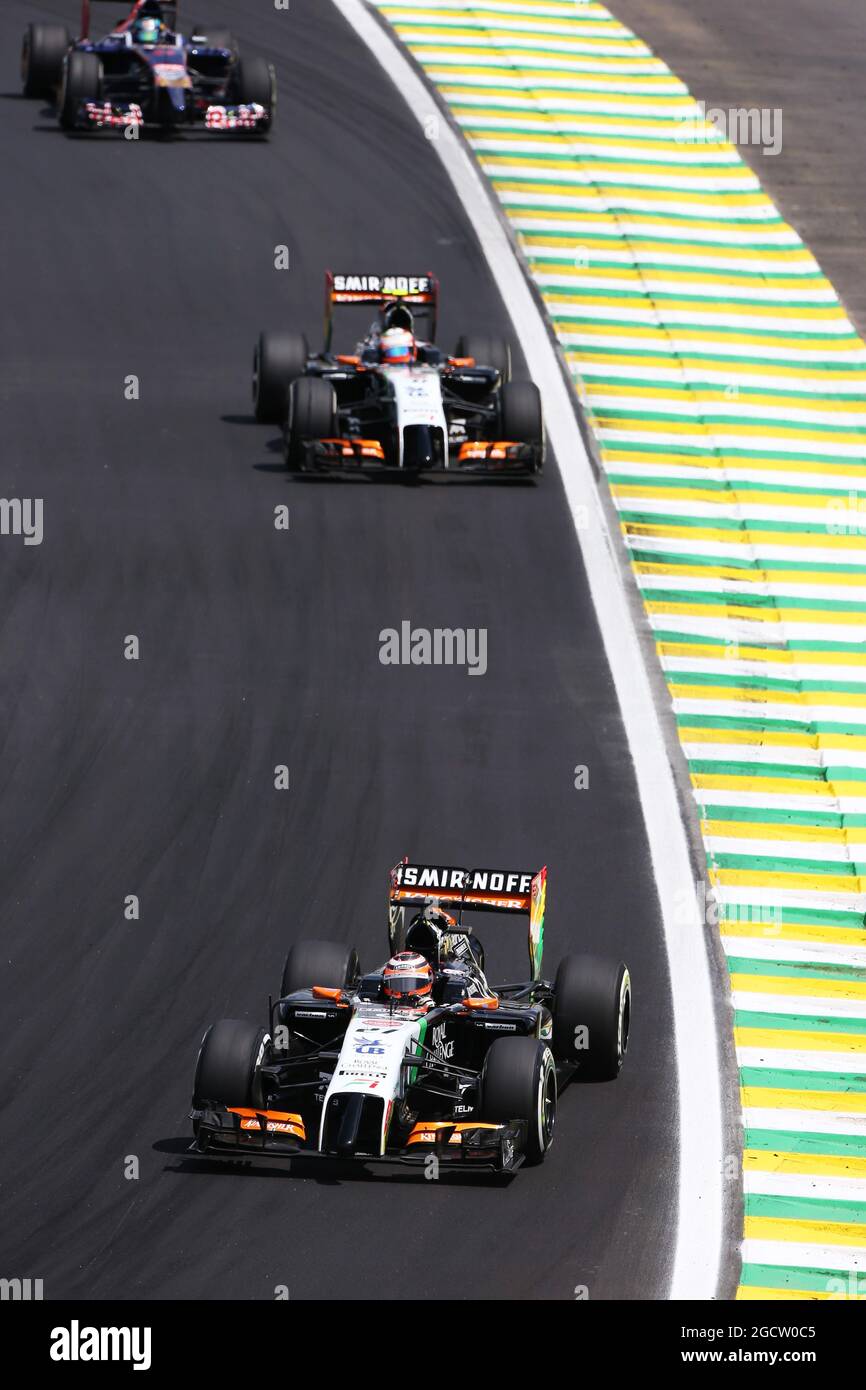 Nico Hulkenberg (GER) Sahara Force India F1 VJM07. Brazilian Grand Prix ...