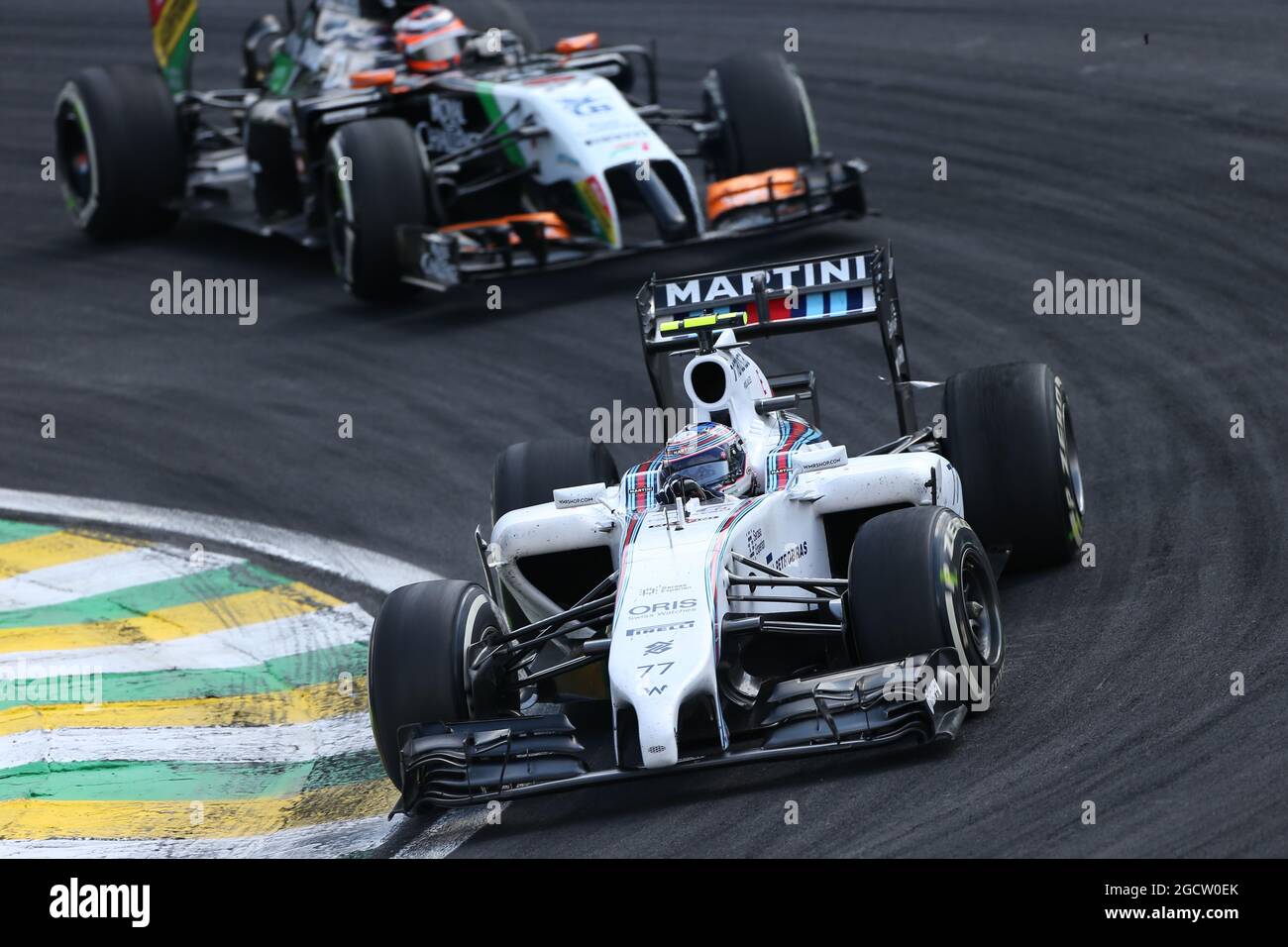 Valtteri Bottas (FIN) Williams FW36. Brazilian Grand Prix, Sunday 9th ...