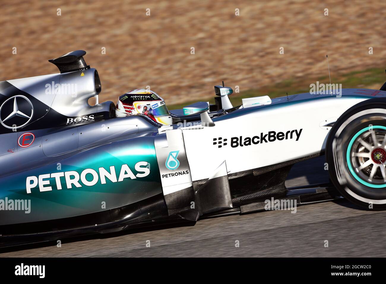 Lewis Hamilton (GBR) Mercedes AMG F1 W06. Formula One Testing, Day Two ...