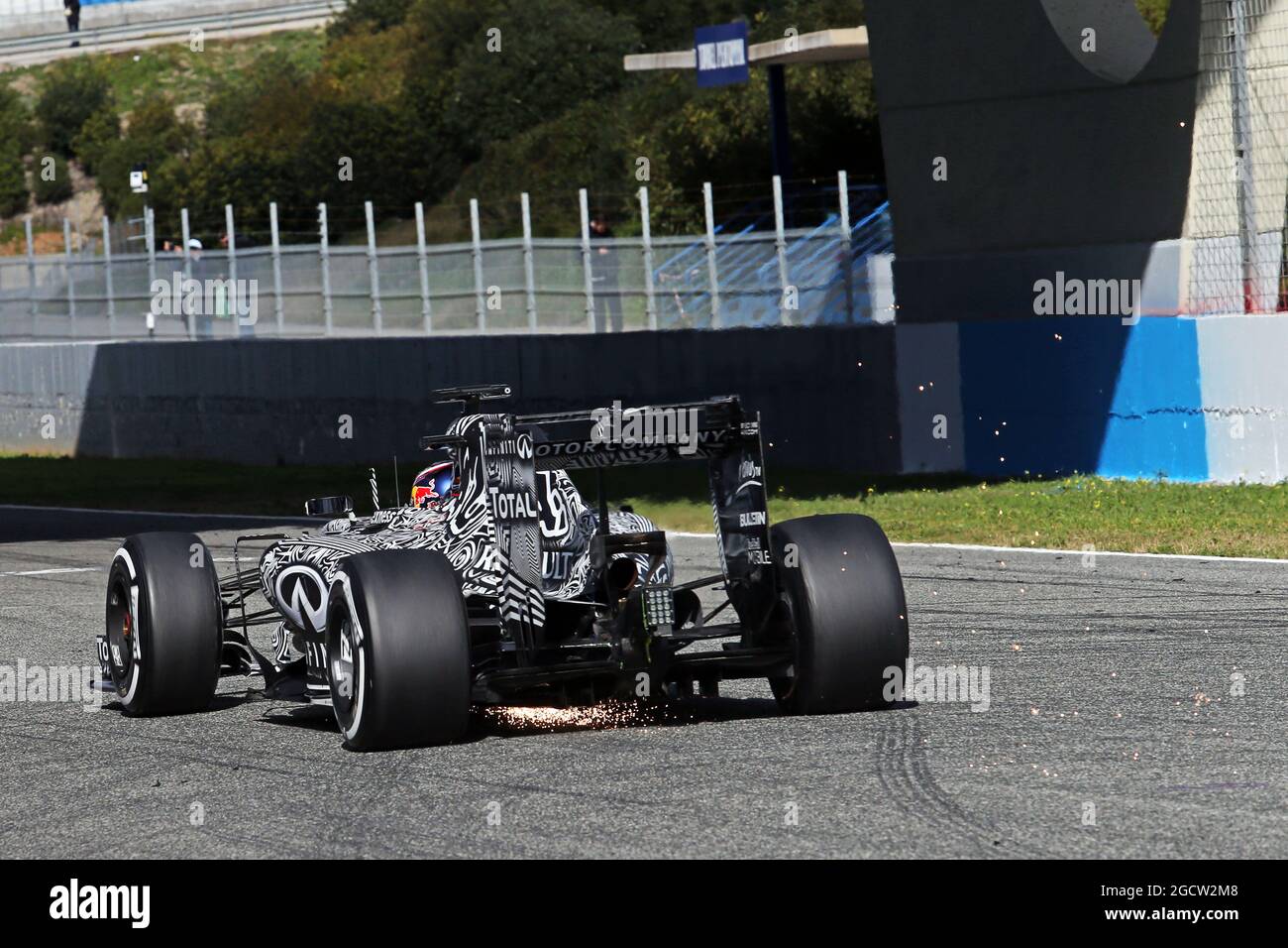 Red bull racing rb11 sparks down start hi-res stock photography and ...