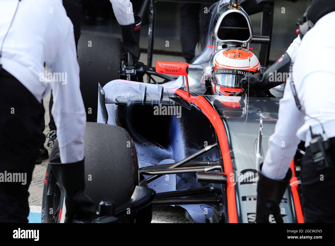 Mclaren mp4 30 running flow vis paint hi-res stock photography and ...