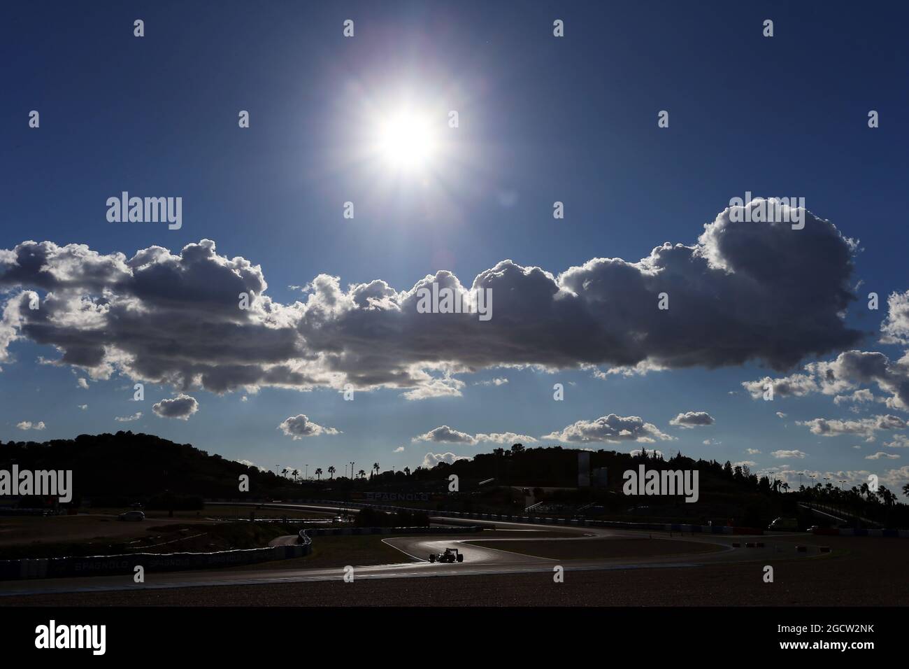 Low light action. Formula One Testing, Day Four, Wednesday 4th February ...