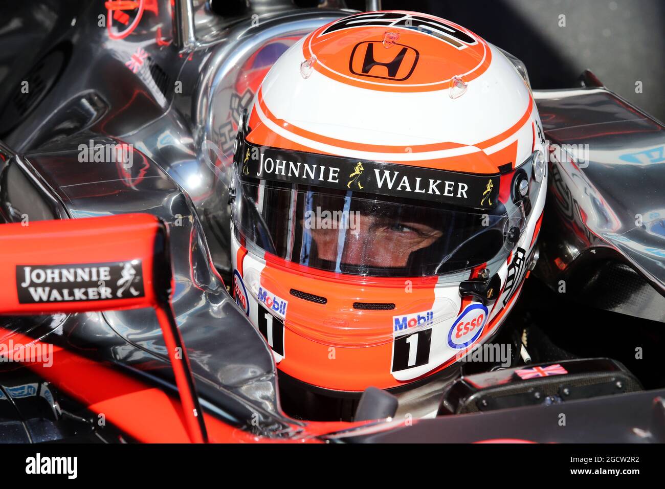 Jenson Button (GBR) McLaren MP4-30. Formula One Testing, Day 1 ...