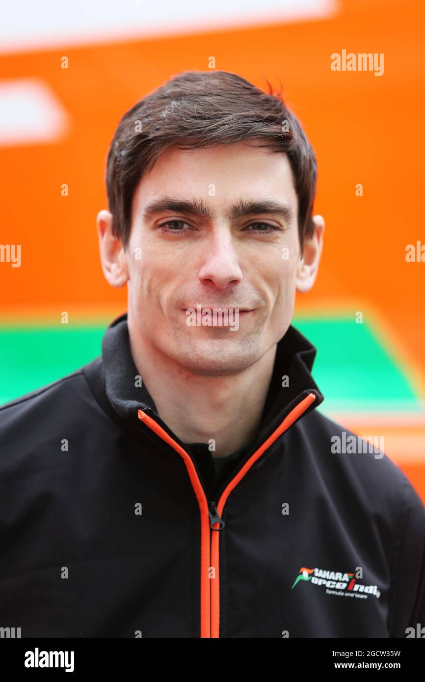 Tim Wright (GBR) Sahara Force India F1 Team Race Engineer. Formula One ...