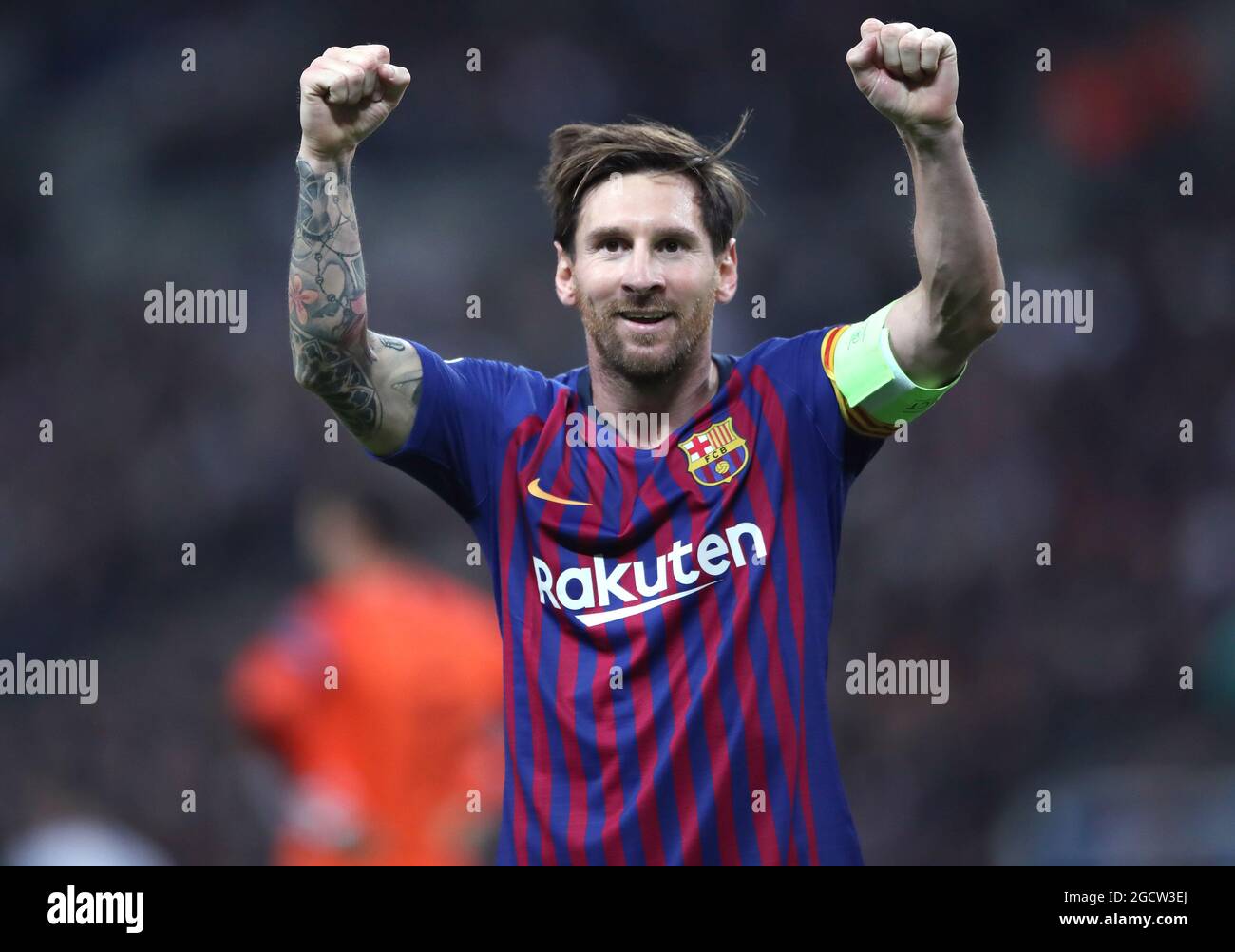 File photo dated 03-10-2018 of Barcelona's Lionel Messi. Issue date ...