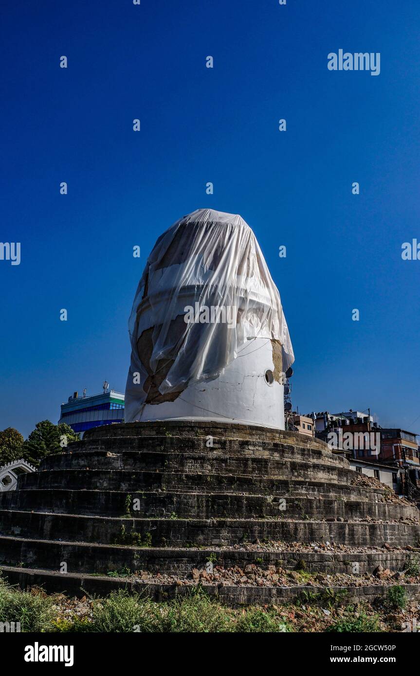 Historic dharahara tower hi-res stock photography and images - Alamy