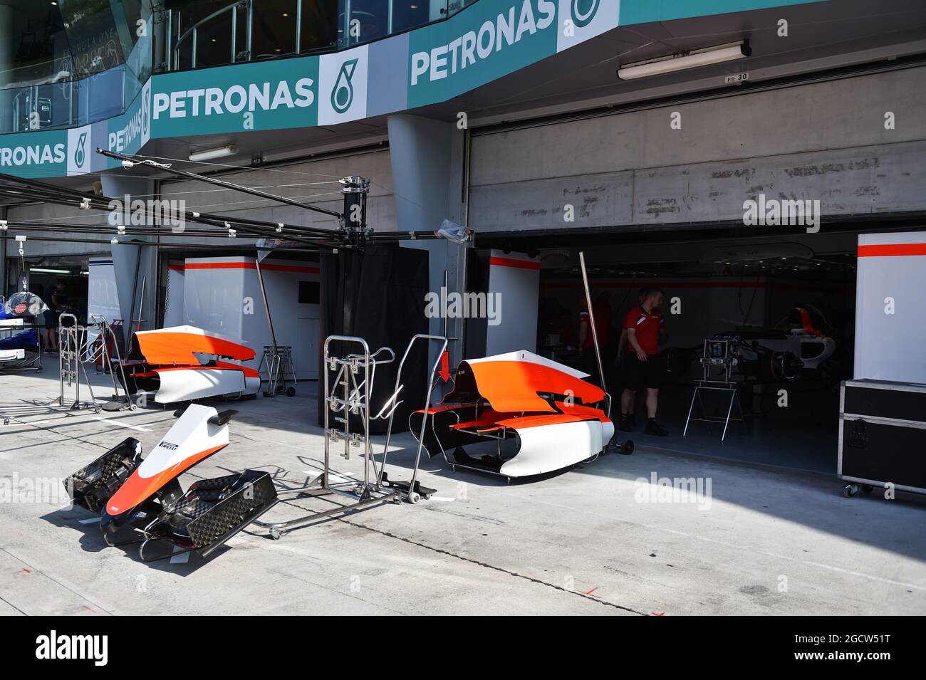 Manor marussia f1 team pits garages hi-res stock photography and images ...