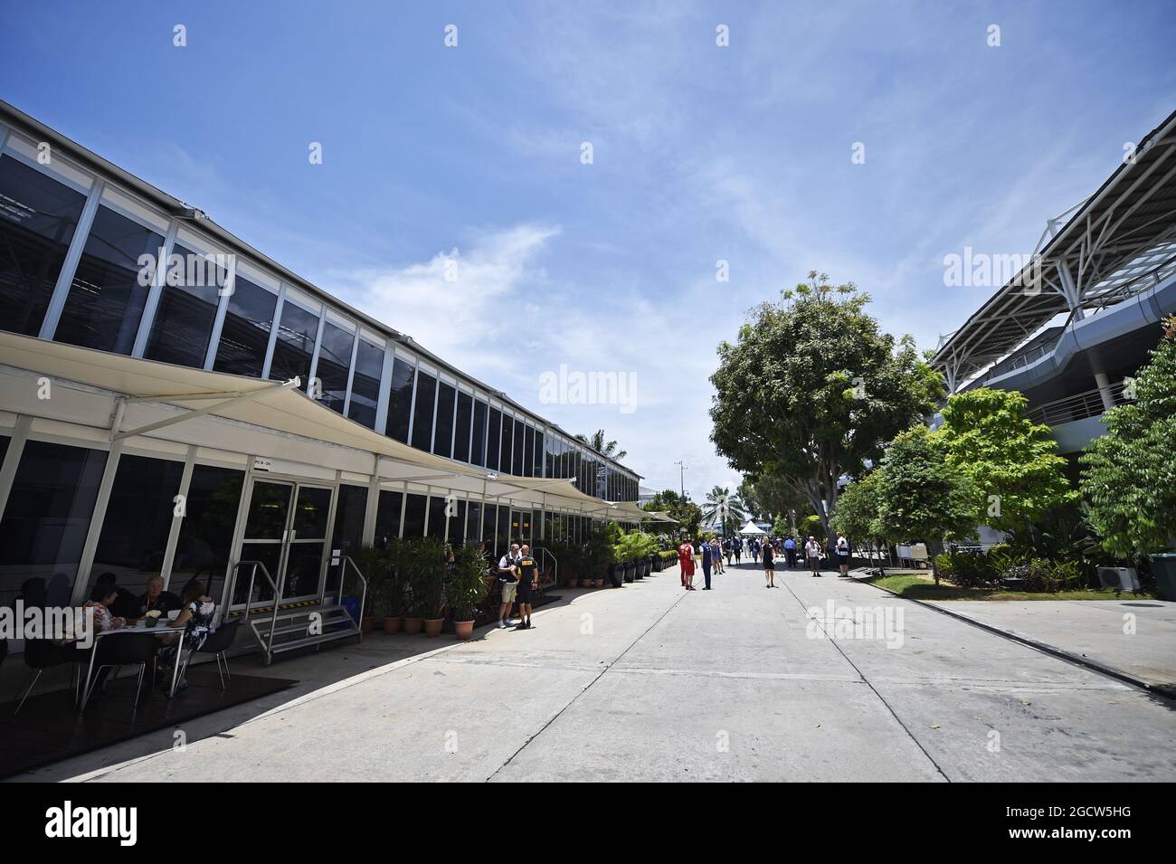 The paddock. Malaysian Grand Prix, Sunday 29th March 2015. Sepang ...