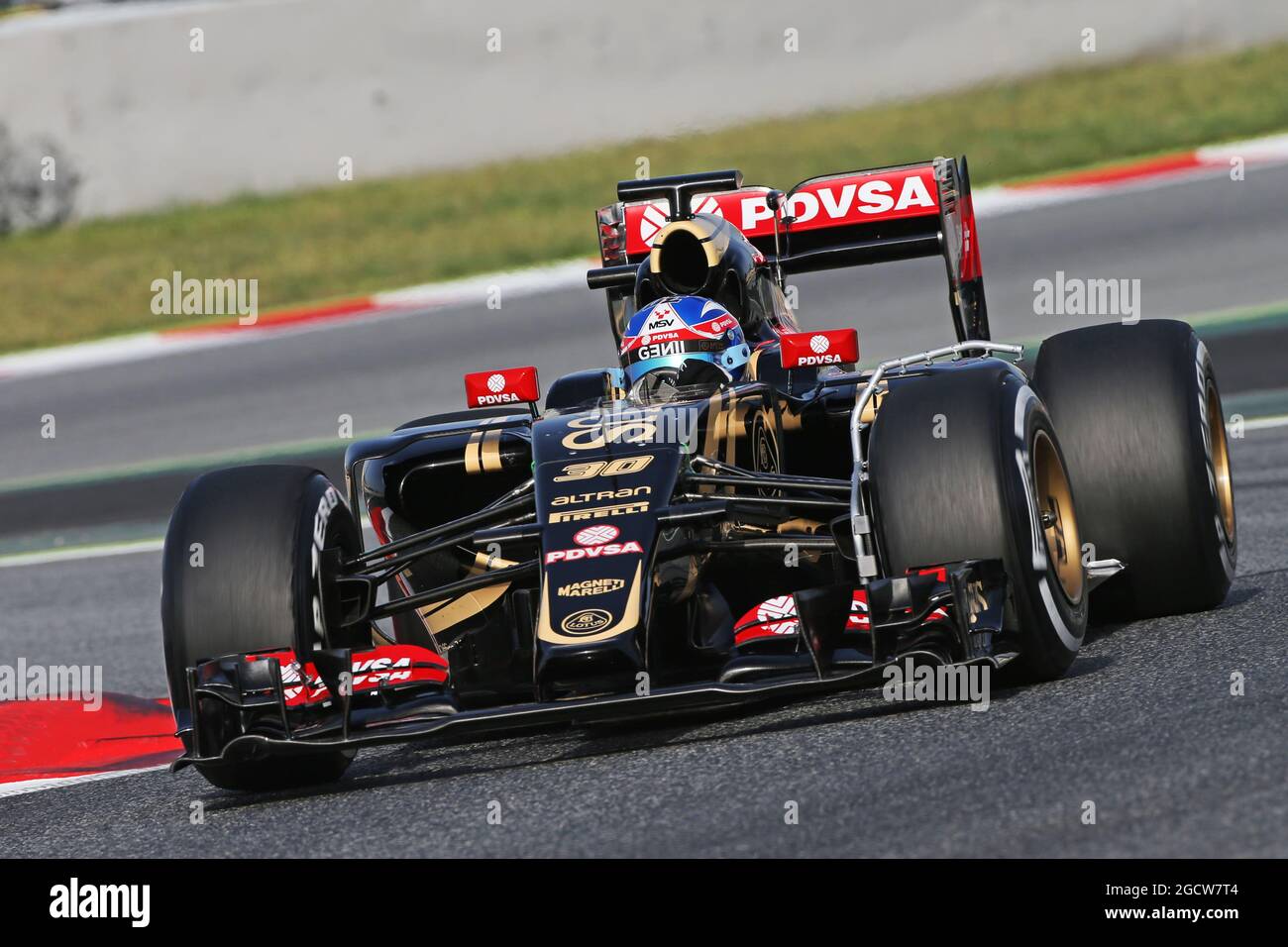 Jolyon Palmer (GBR) Lotus F1 E23 Test and Reserve Driver running sensor ...