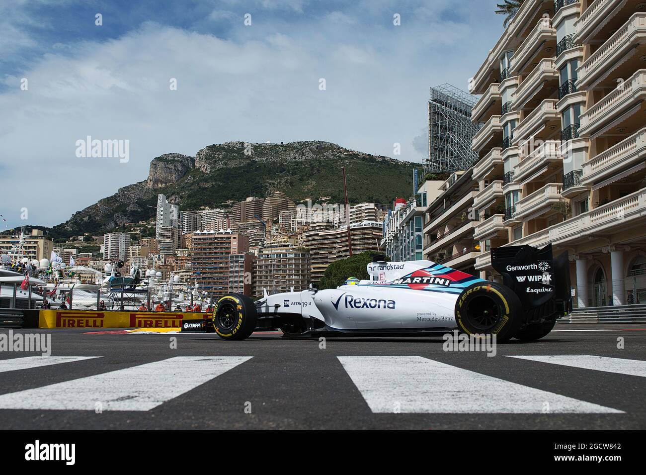 Felipe Massa (BRA) Williams FW37. Monaco Grand Prix, Thursday 21st May ...