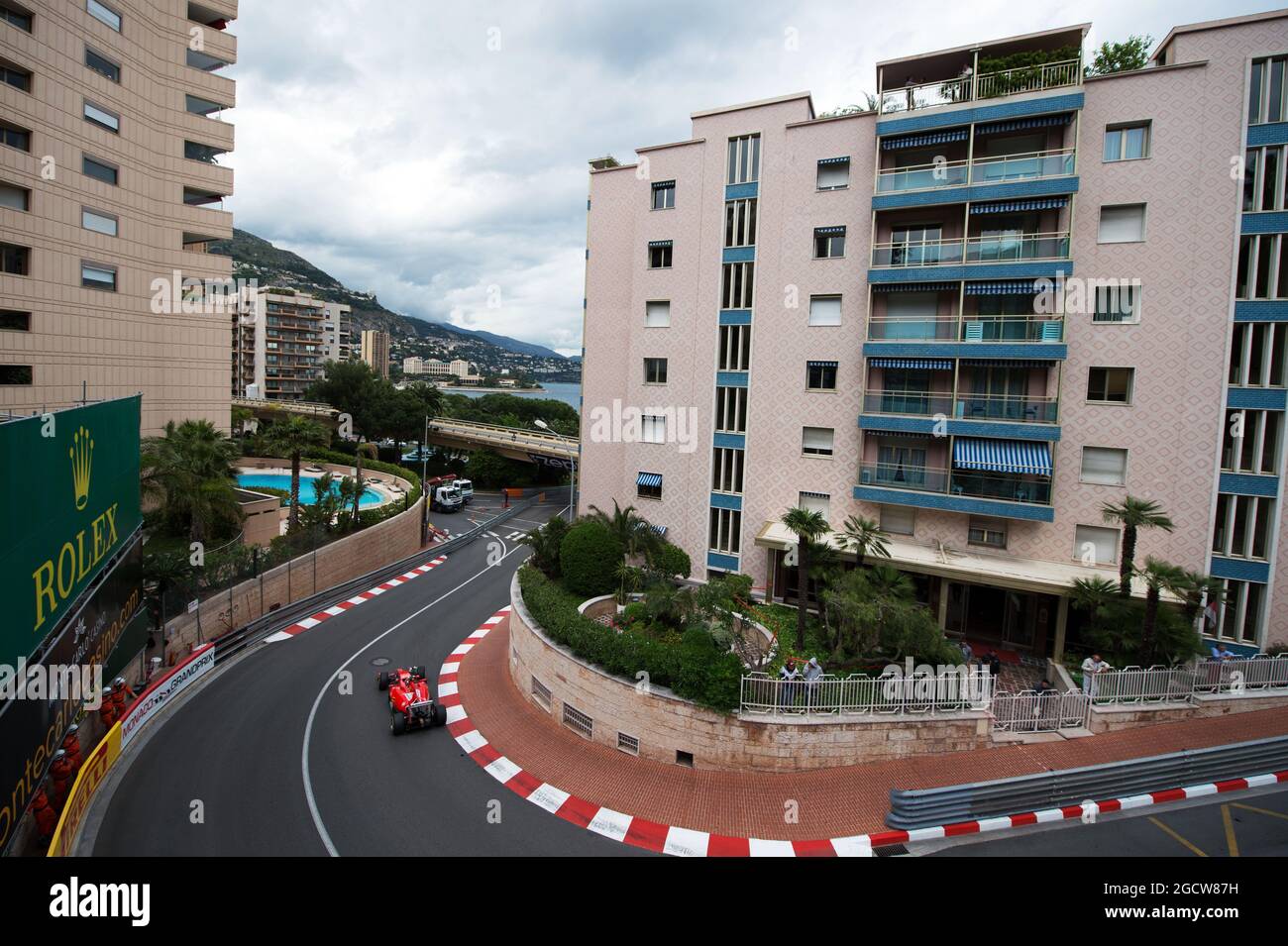 Kimi Raikkonen (FIN) Ferrari SF15-T. Monaco Grand Prix, Thursday 21st ...