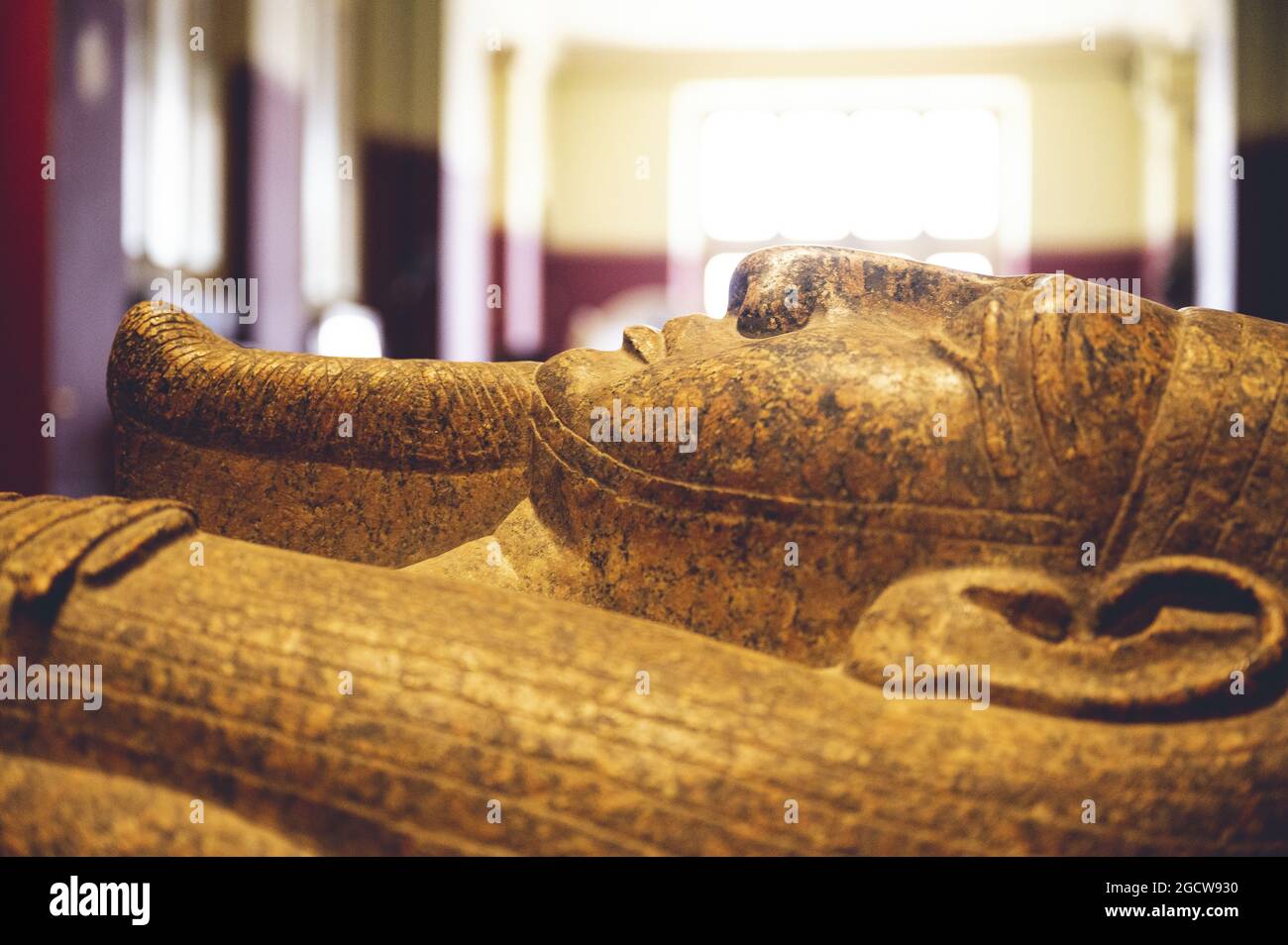 Ancient Egyptian artifact in a museum in Egypt Stock Photo - Alamy