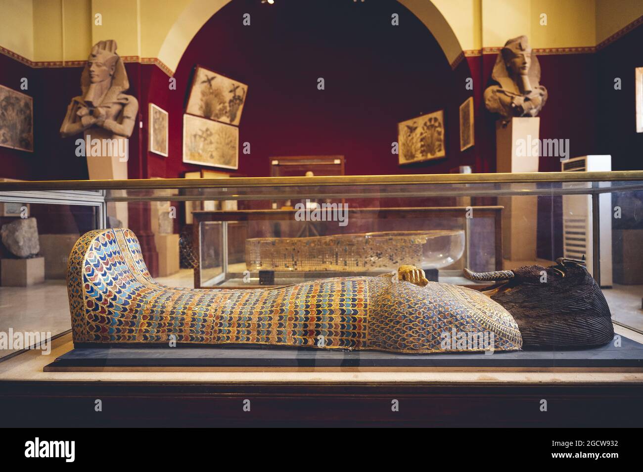 Ancient Egyptian artifact in a museum in Egypt Stock Photo - Alamy