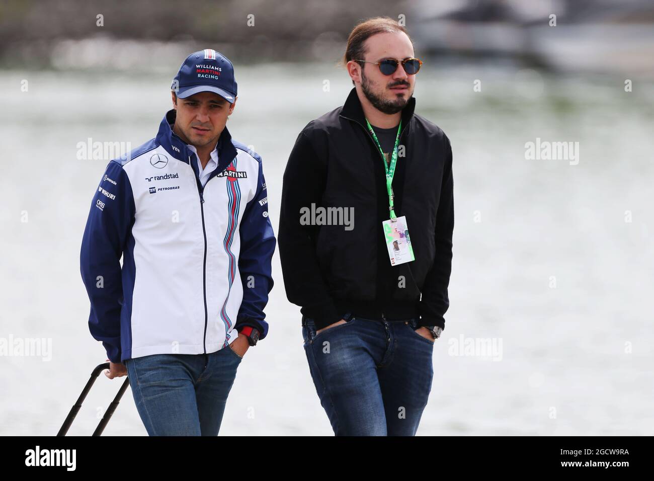 Williams his brother dudu massa hi-res stock photography and images - Alamy