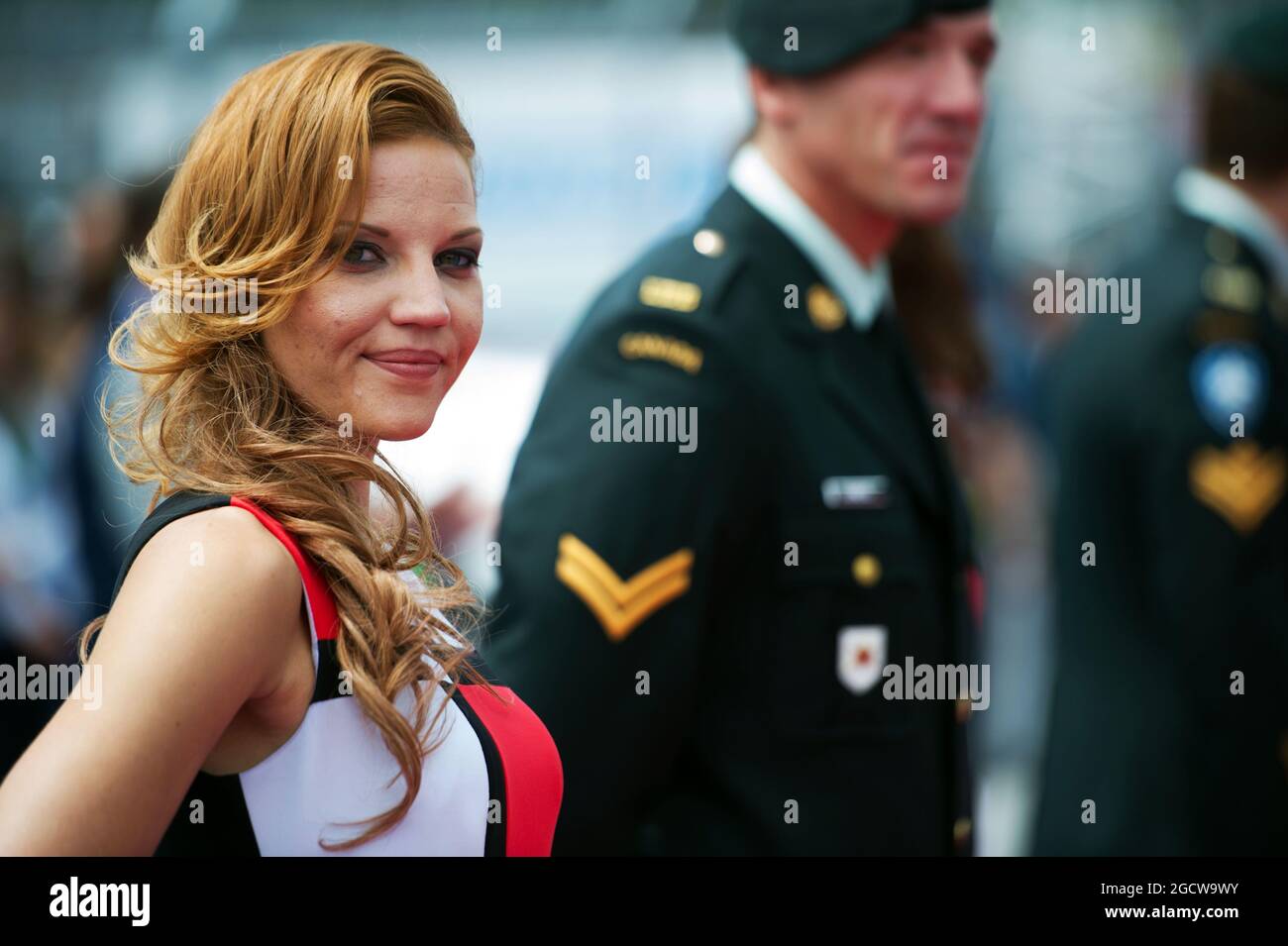 Grid girl. Canadian Grand Prix, Sunday 7th June 2015. Montreal, Canada ...
