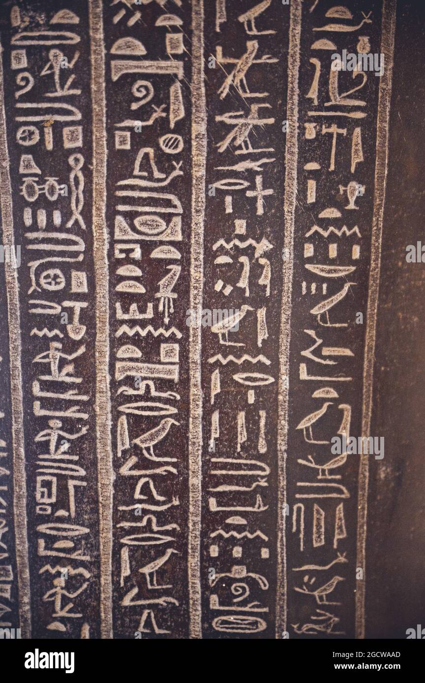 Ancient Egyptian artifact in a museum in Egypt Stock Photo - Alamy