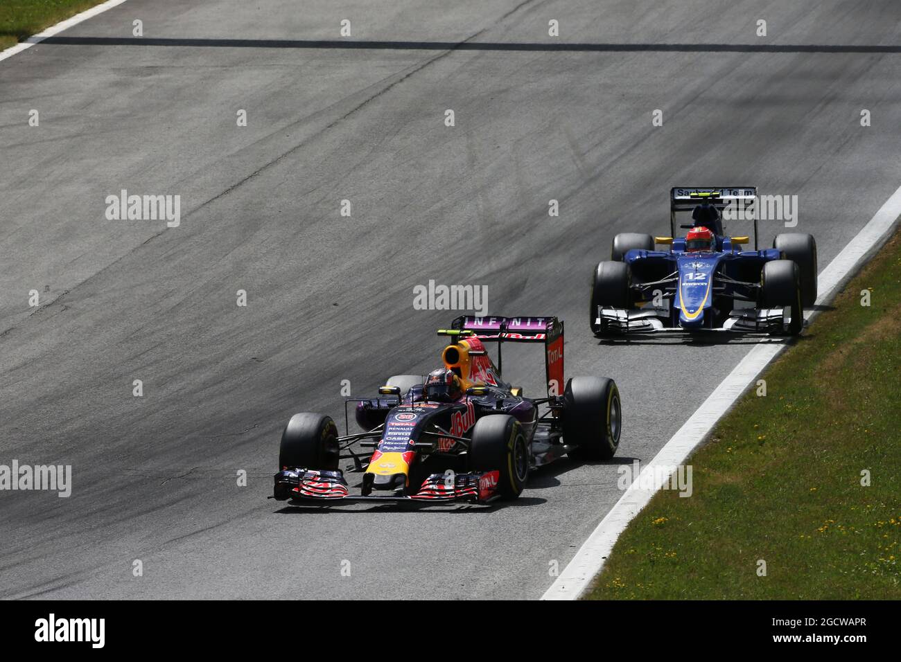 Daniil Kvyat (RUS) Red Bull Racing RB11. Austrian Grand Prix, Sunday ...