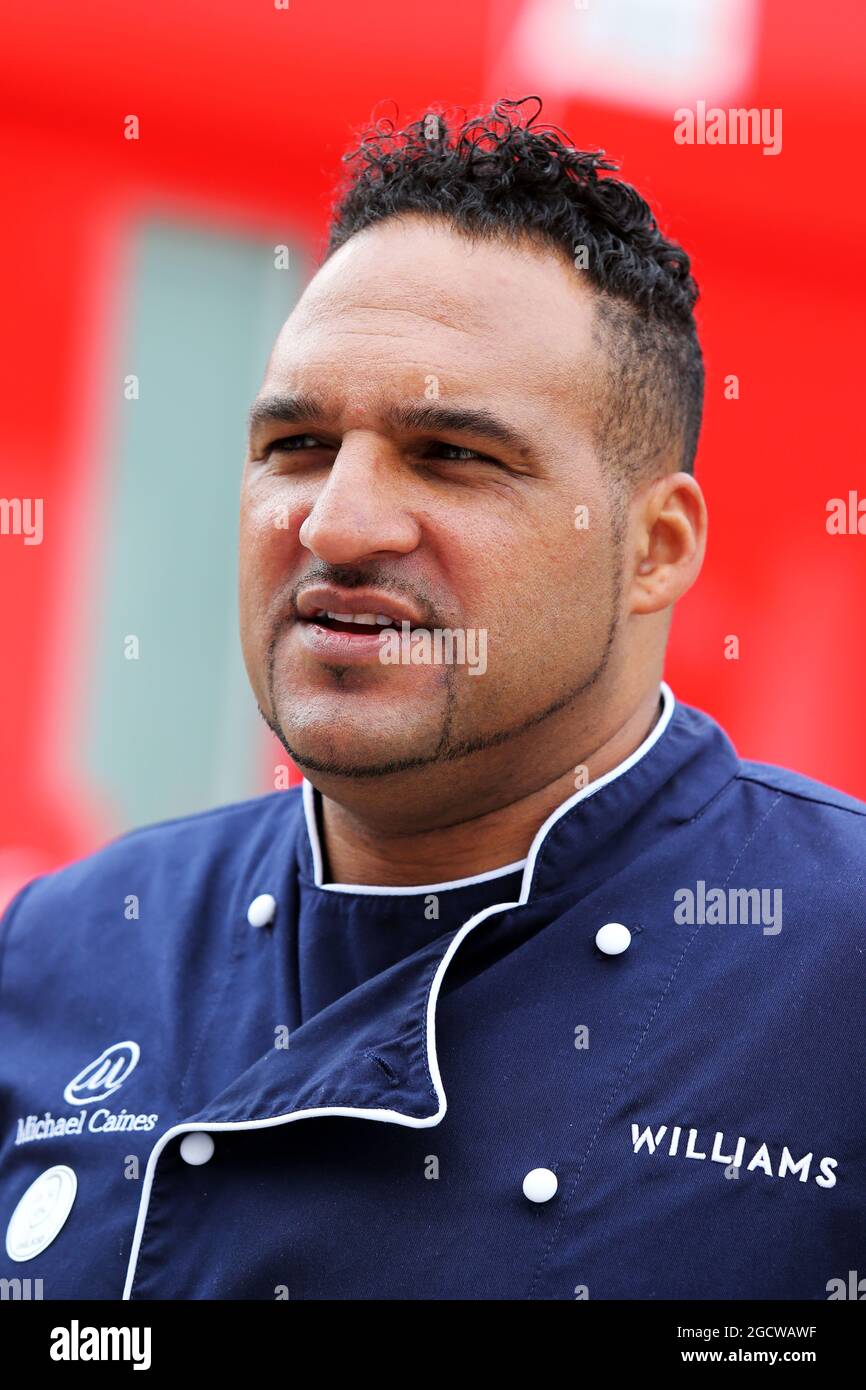 Michael Caines (GBR) Williams Celebrity Chef. British Grand Prix ...