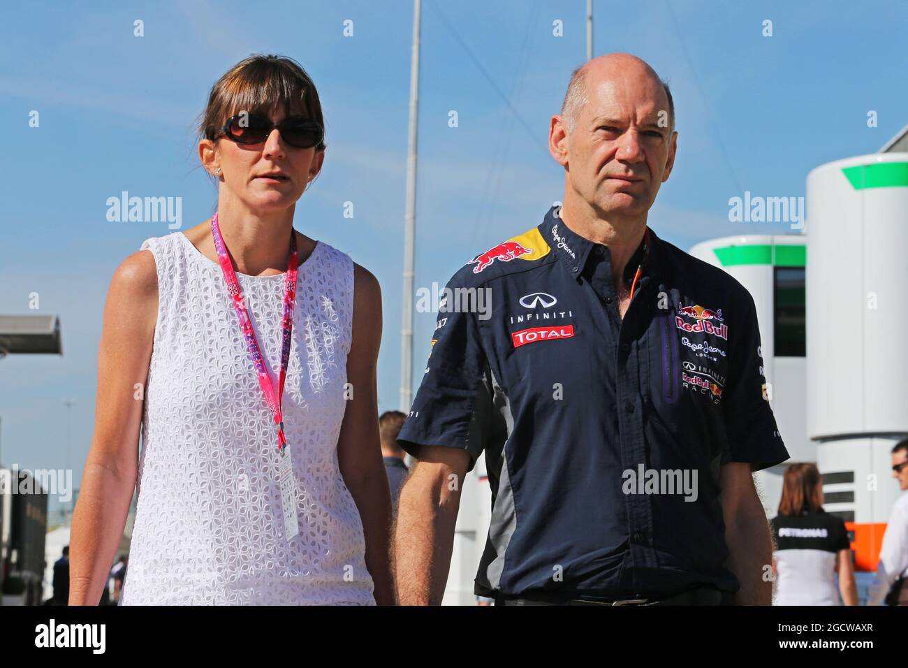 Adrian Newey (GBR) Red Bull Racing Chief Technical Officer with his ...