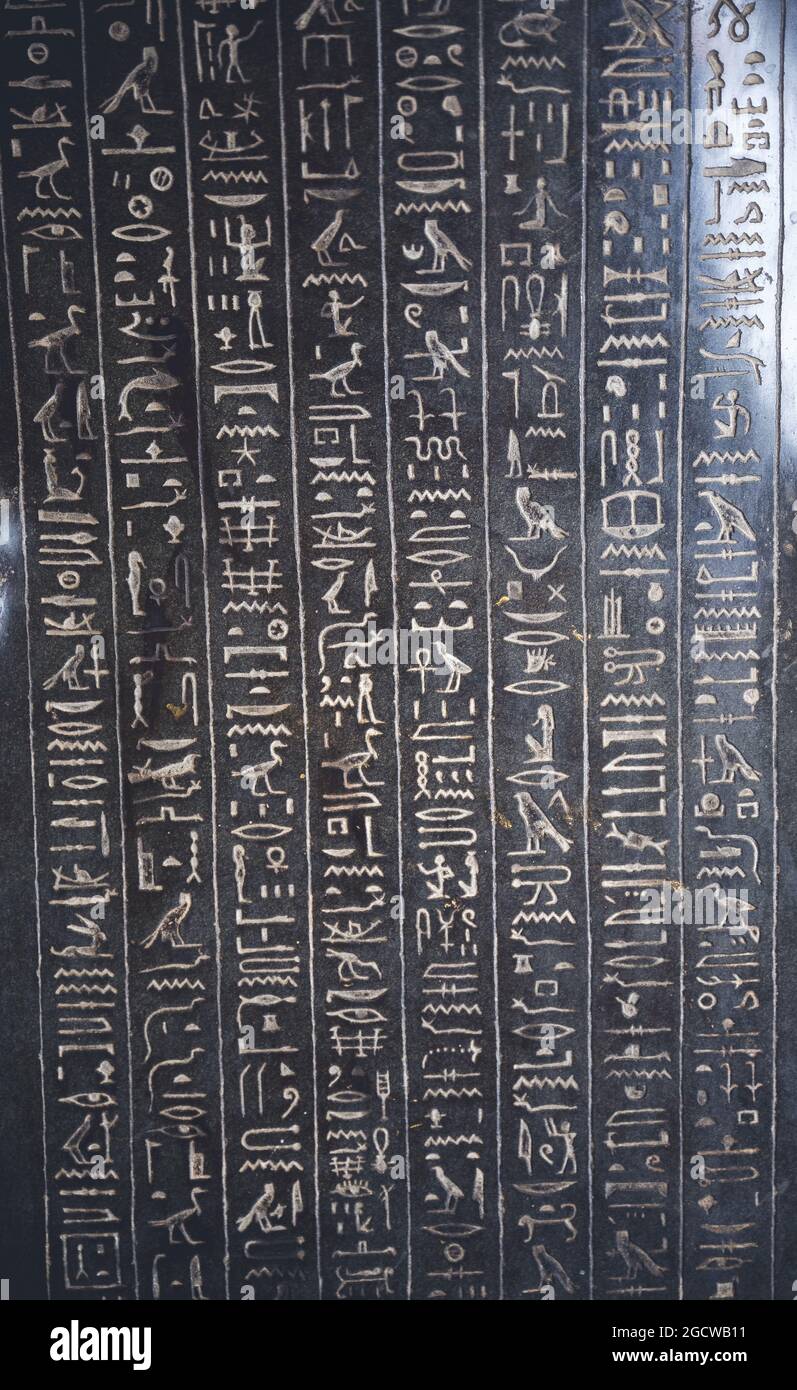 Ancient Egyptian artifact in a museum in Egypt Stock Photo - Alamy