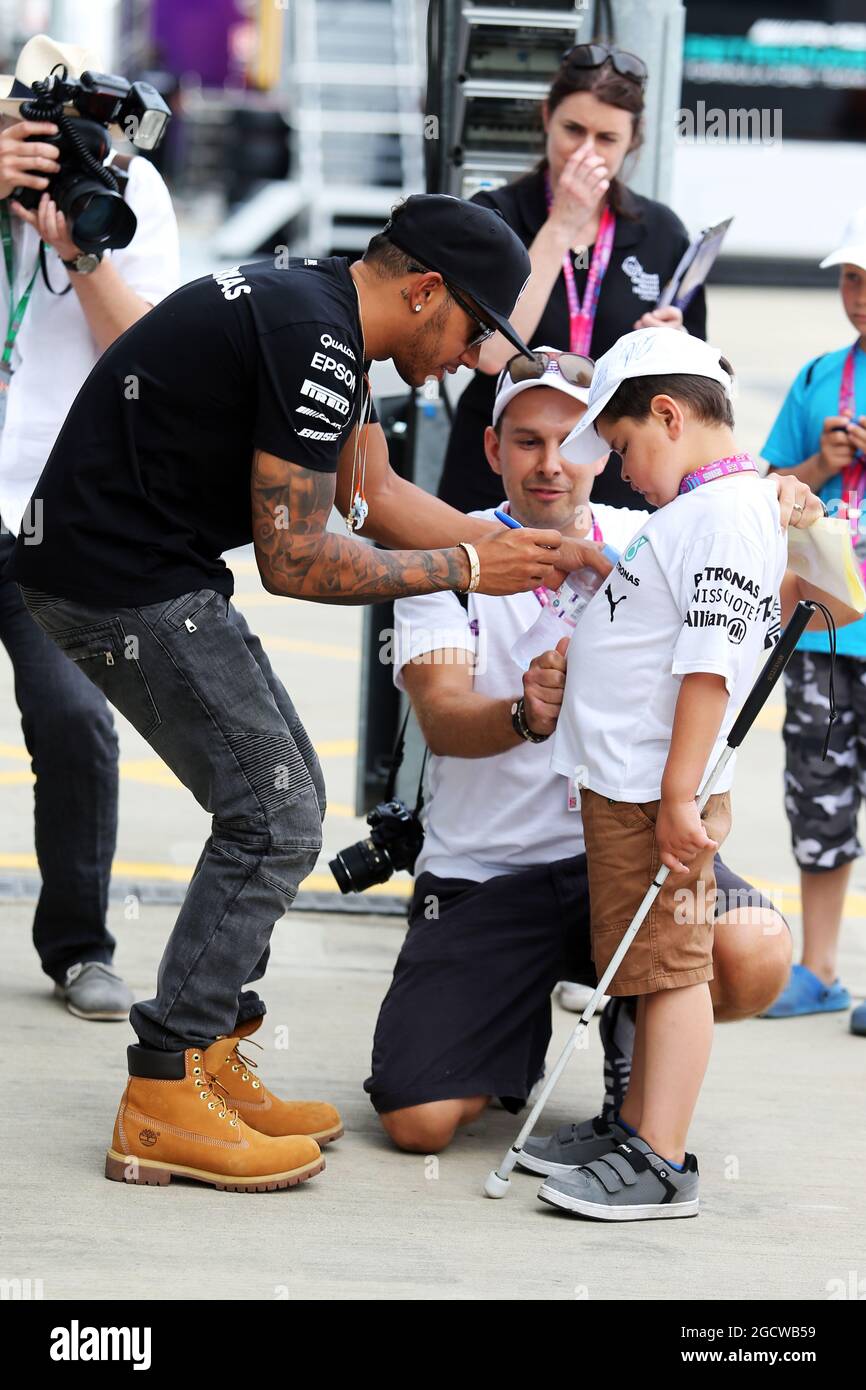 Mercedes amg f1 a young fan hi-res stock photography and images - Alamy