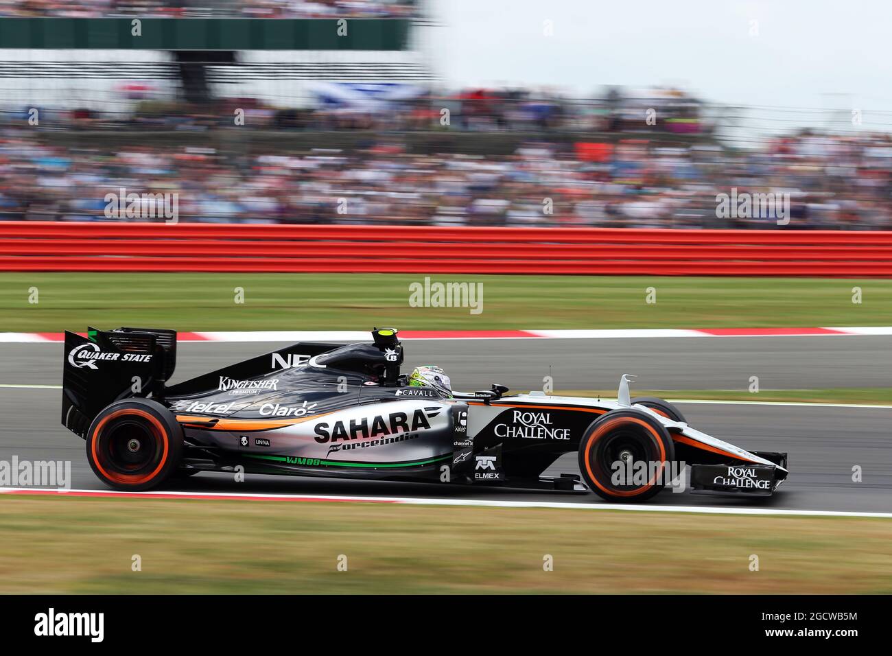 Sergio Perez (MEX) Sahara Force India F1 VJM08. British Grand Prix ...