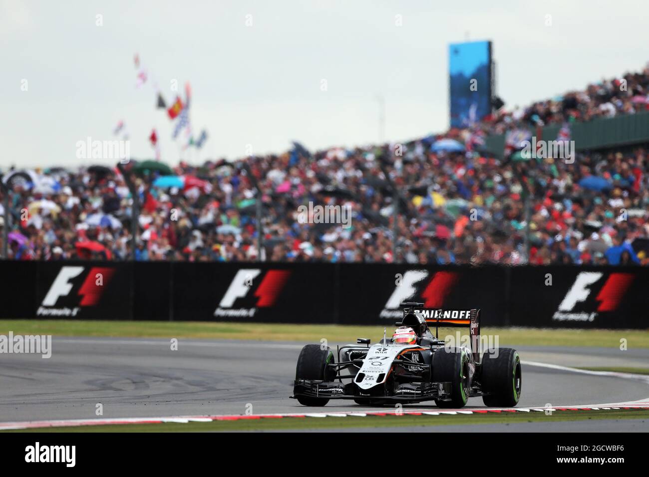 Nico Hulkenberg (GER) Sahara Force India F1 VJM08. British Grand Prix ...