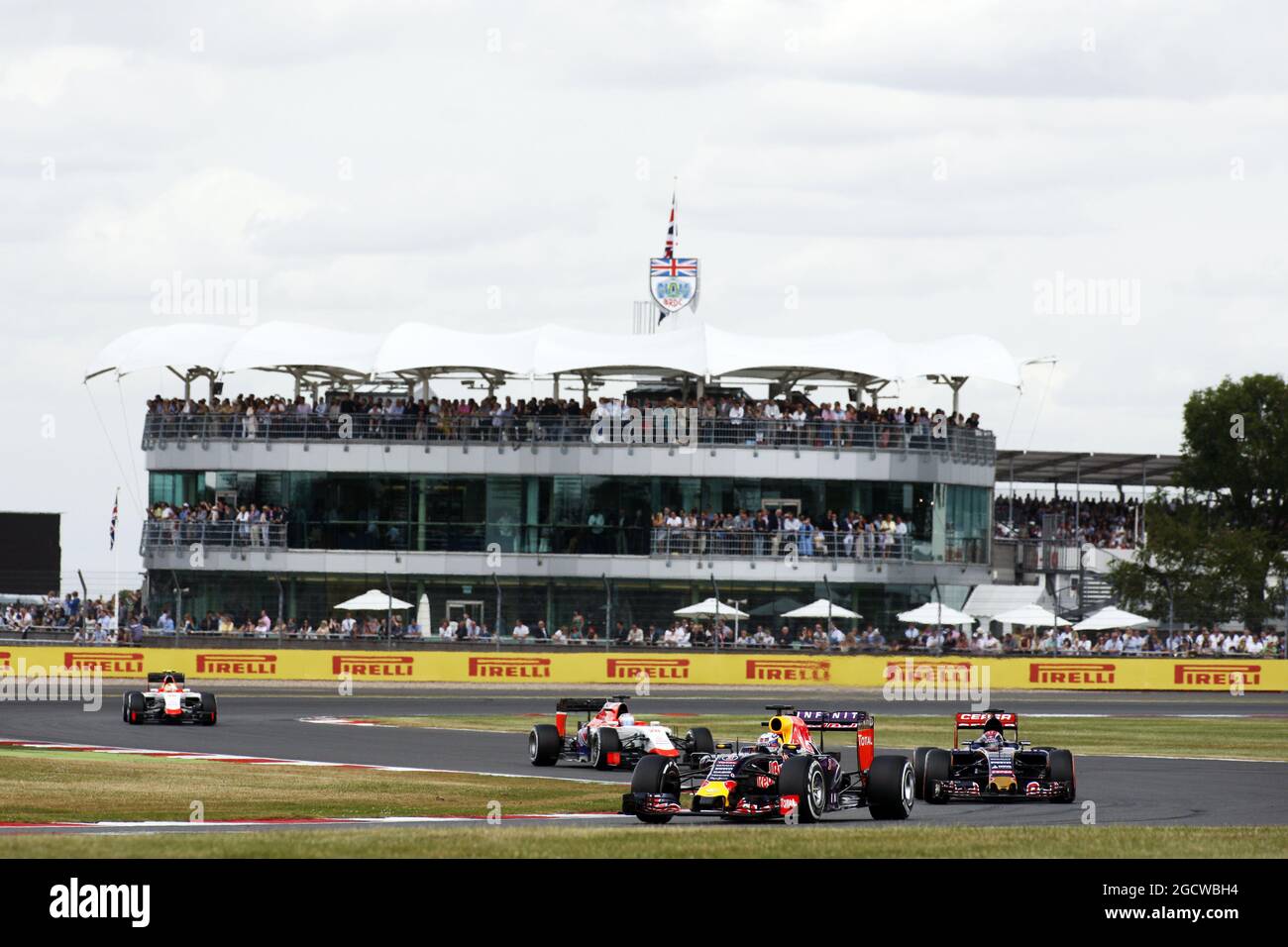 Daniel Ricciardo (AUS) Red Bull Racing RB11. British Grand Prix, Sunday ...