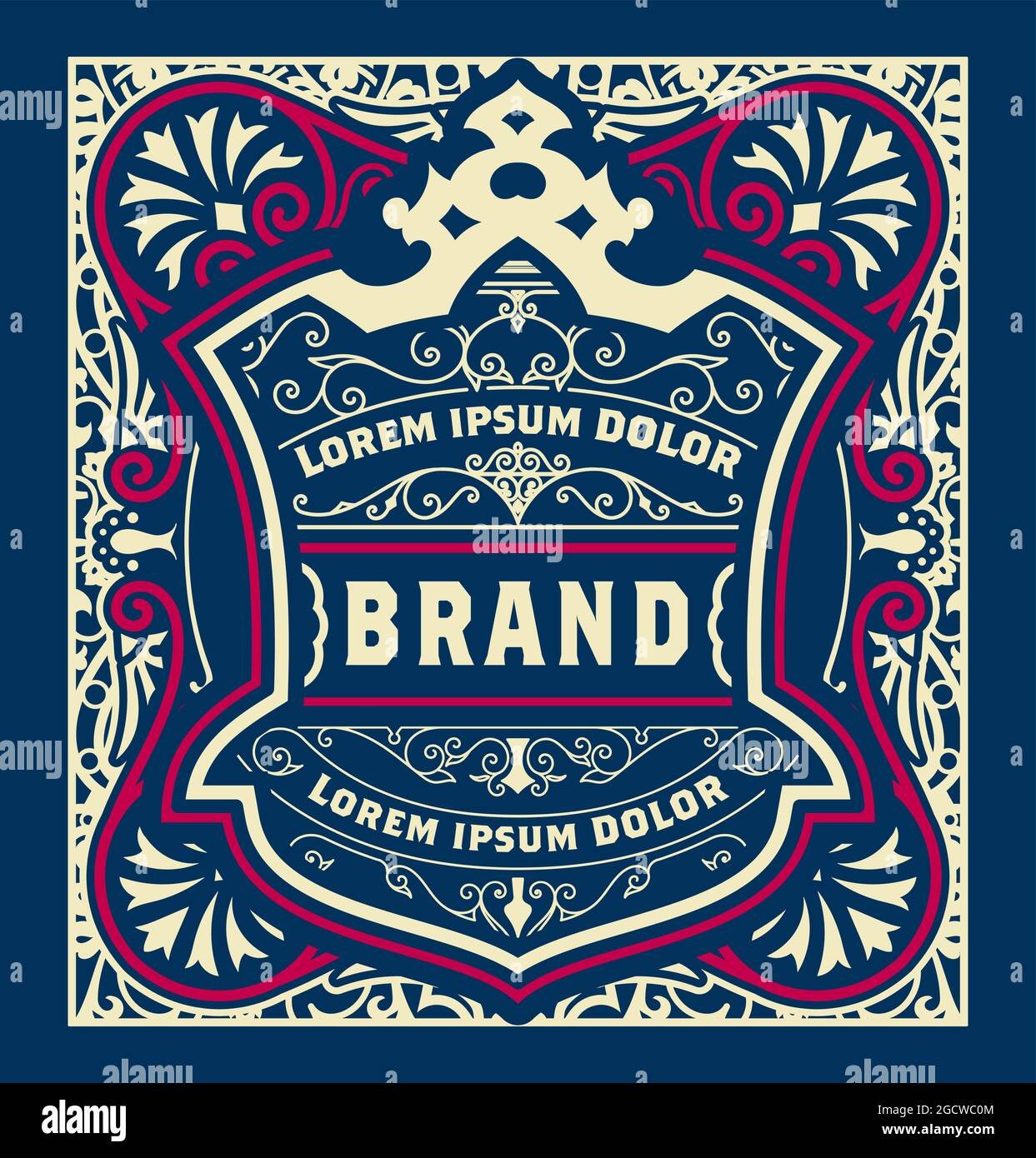 Western card with vintage style Stock Vector Image & Art - Alamy