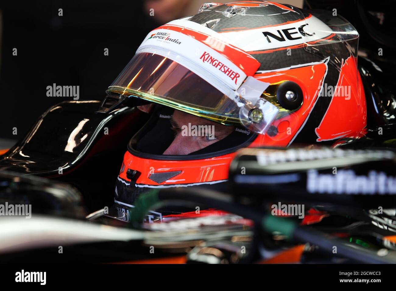 Nico Hulkenberg (GER) Sahara Force India F1 VJM08. Belgian Grand Prix ...