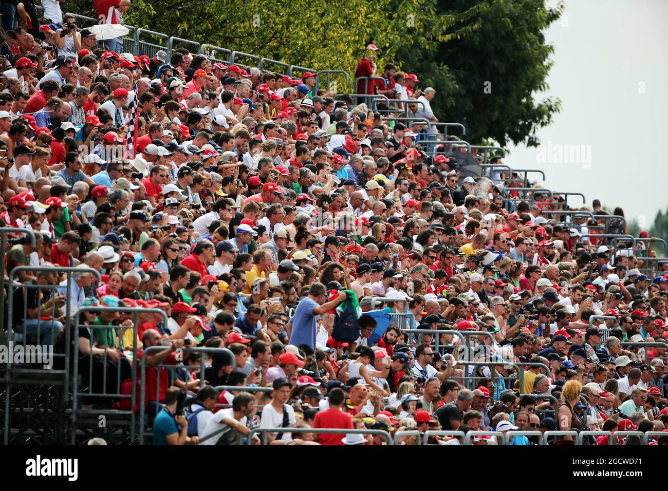 Fans in the grandstand. Italian Grand Prix, Friday 4th September 2015 ...
